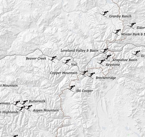 Montana Mountain Ranges Map — North Fork Mapping