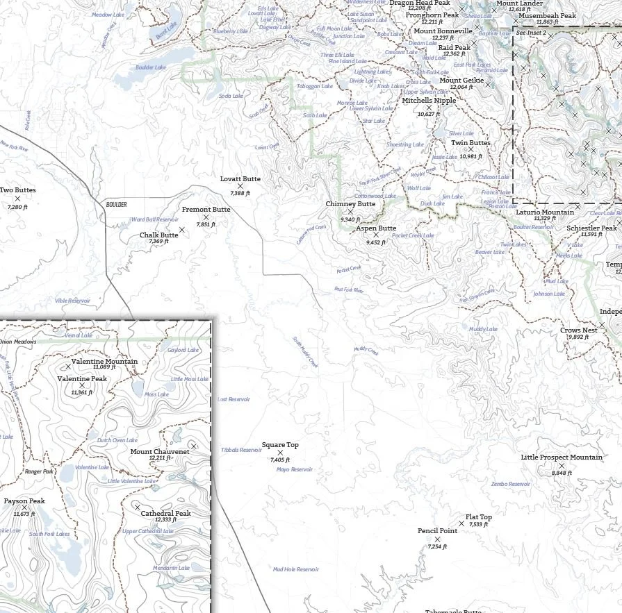 Flathead Lake Map — North Fork Mapping