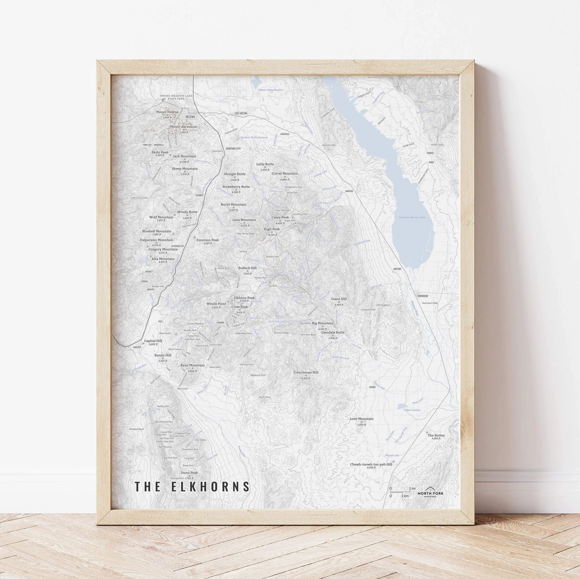 Bitterroot Valley Map — North Fork Mapping