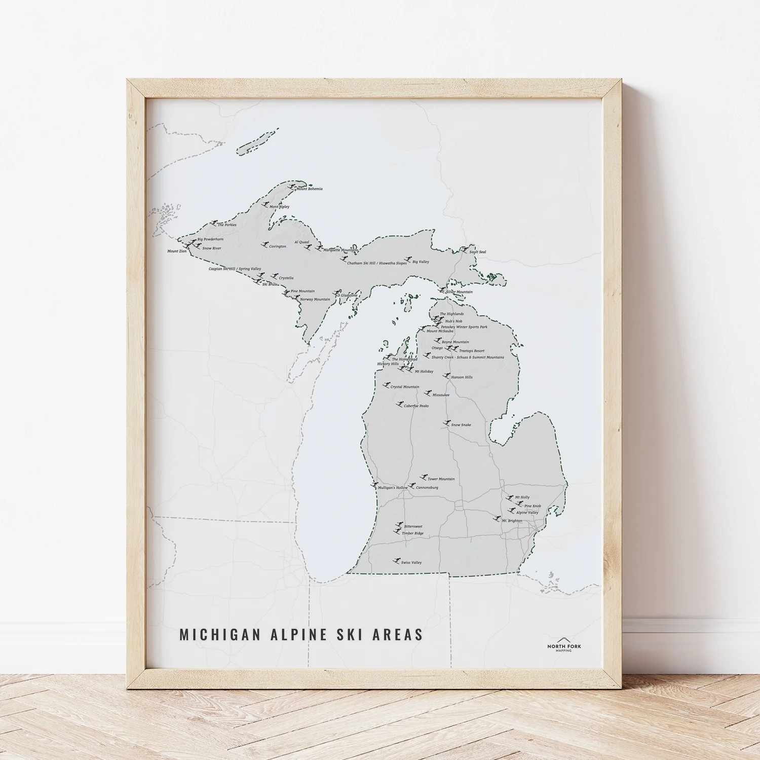 Montana Mountain Ranges Map — North Fork Mapping