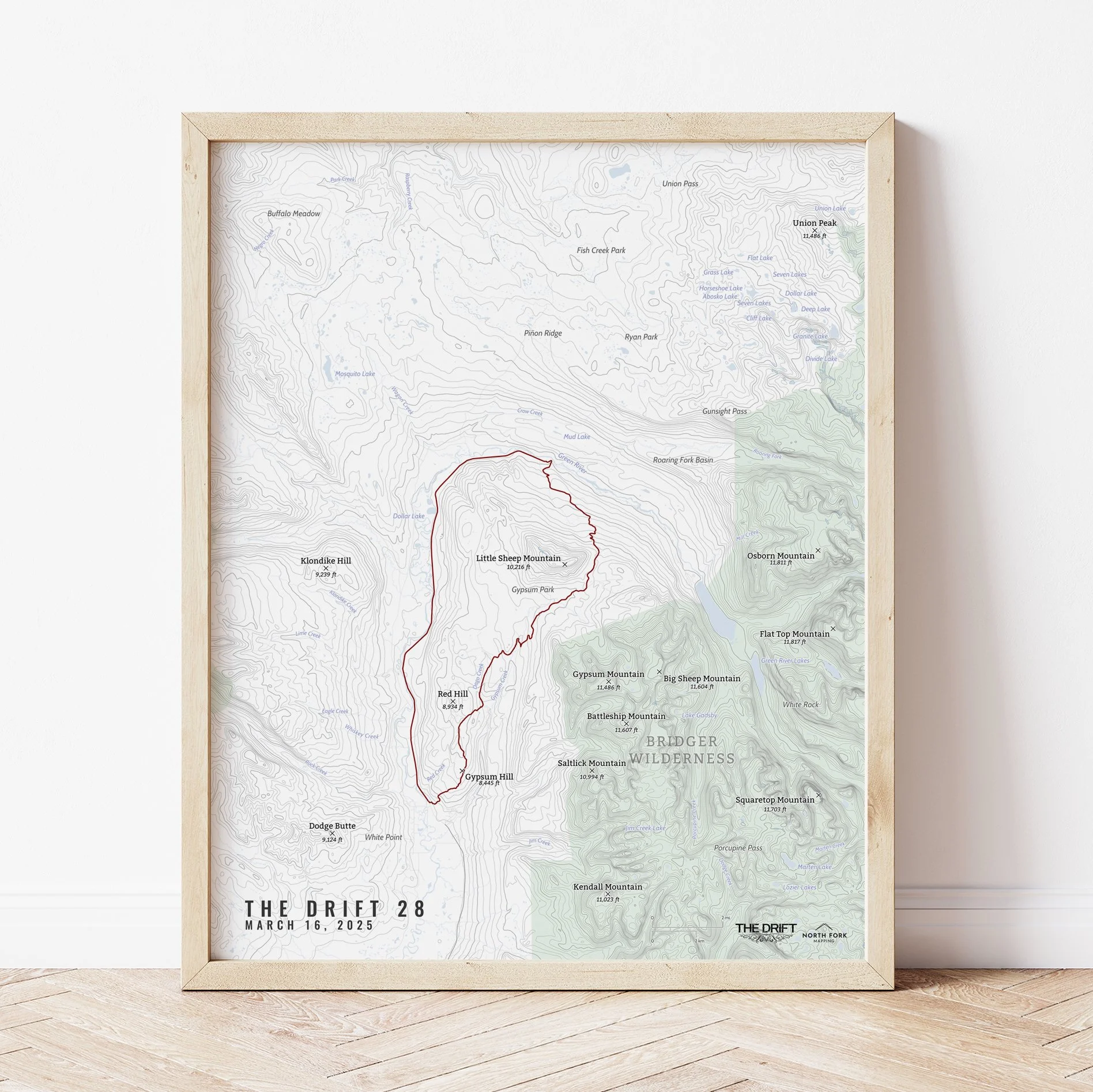 A map of The Rut in Big Sky, Montana — North Fork Mapping