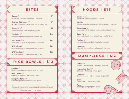 MENU — GOOD FORTUNE CO.