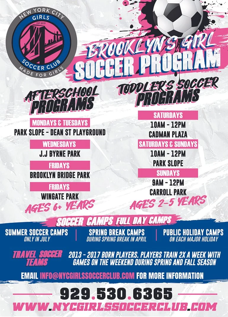 Brooklyn Girls Soccer Classes | Wingate Park Kids Soccer — Nyc Girls ...