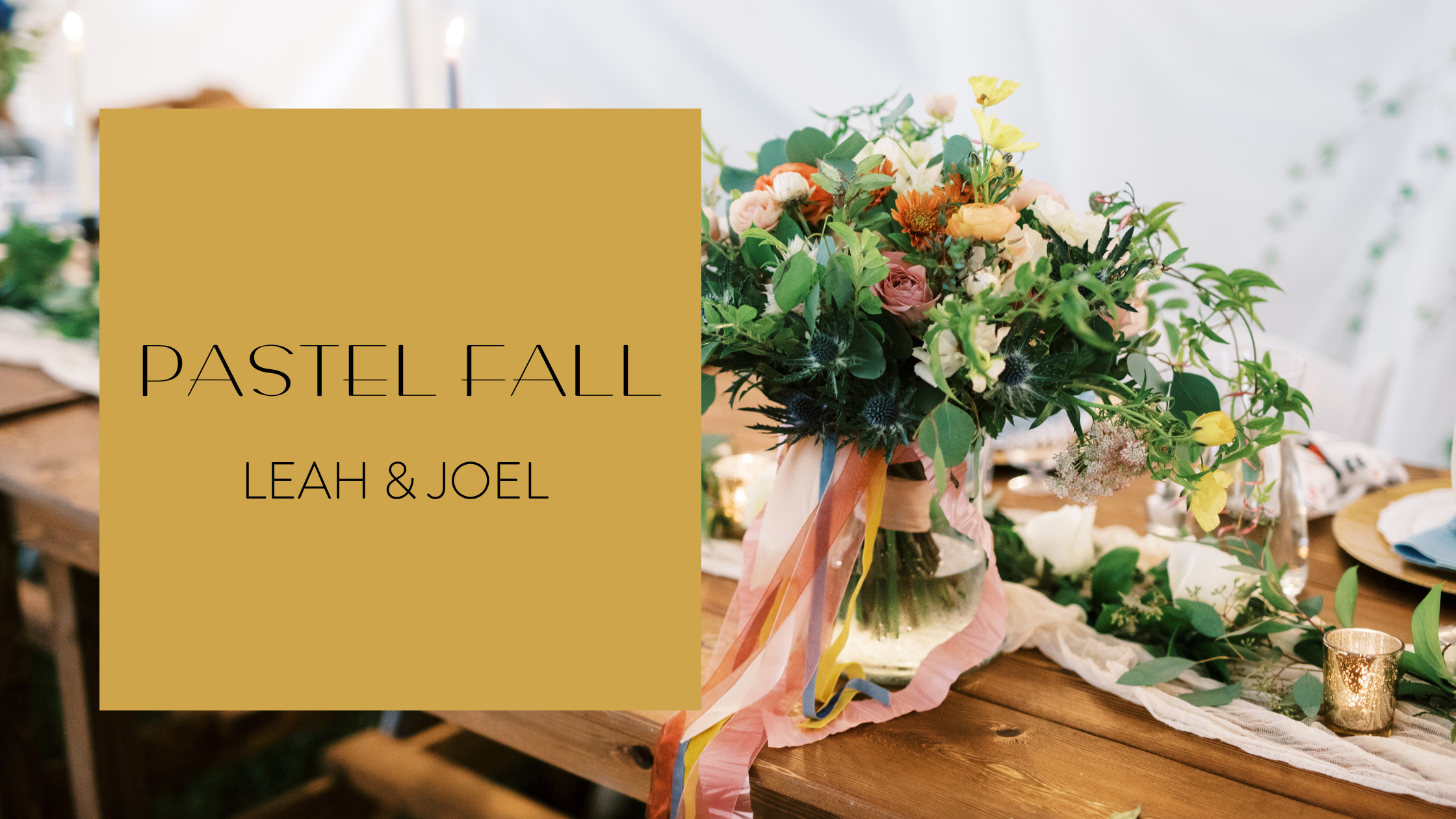 Pastel Fall Wedding — The Vault