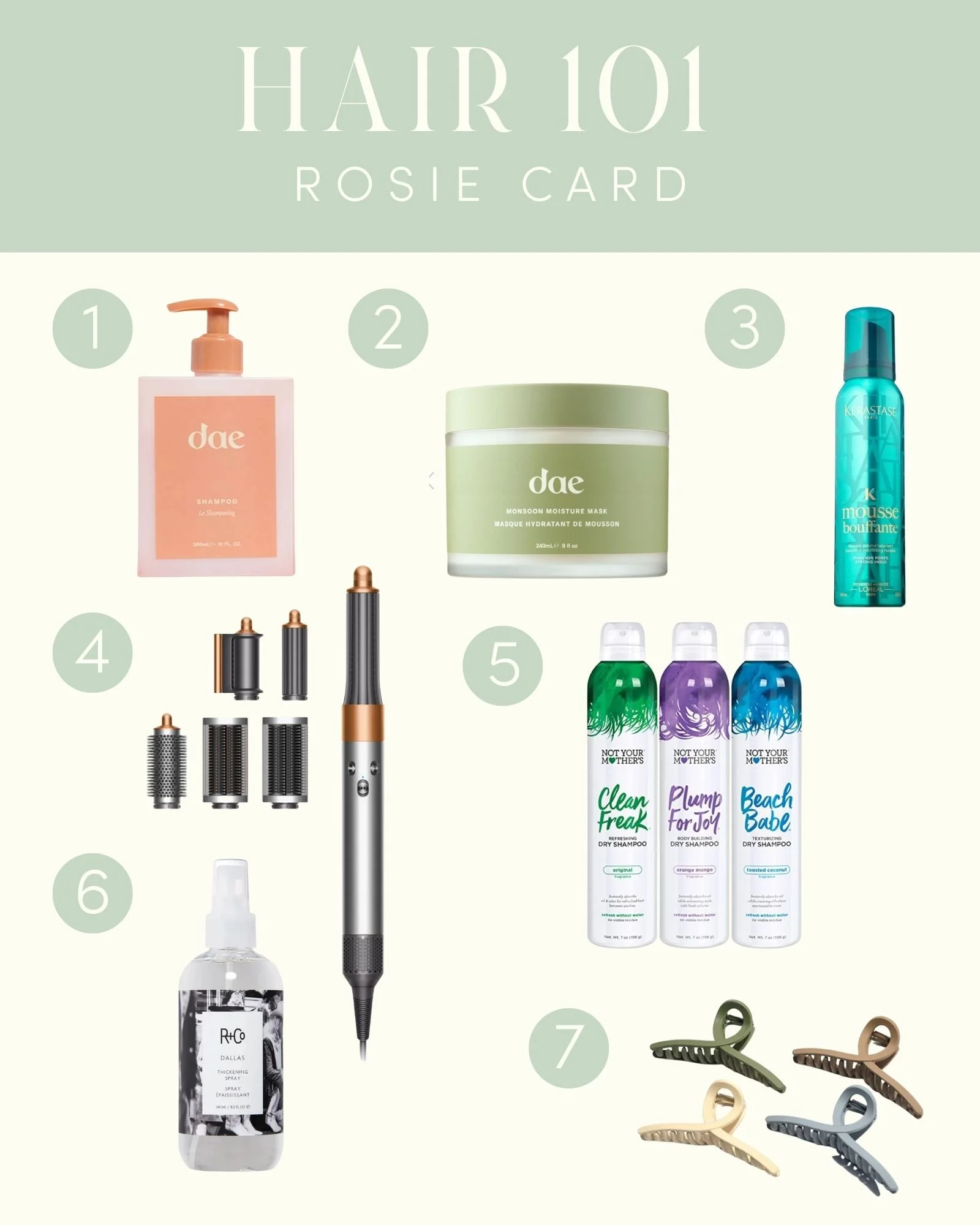 My Basic Hair Routine — Rosie Card