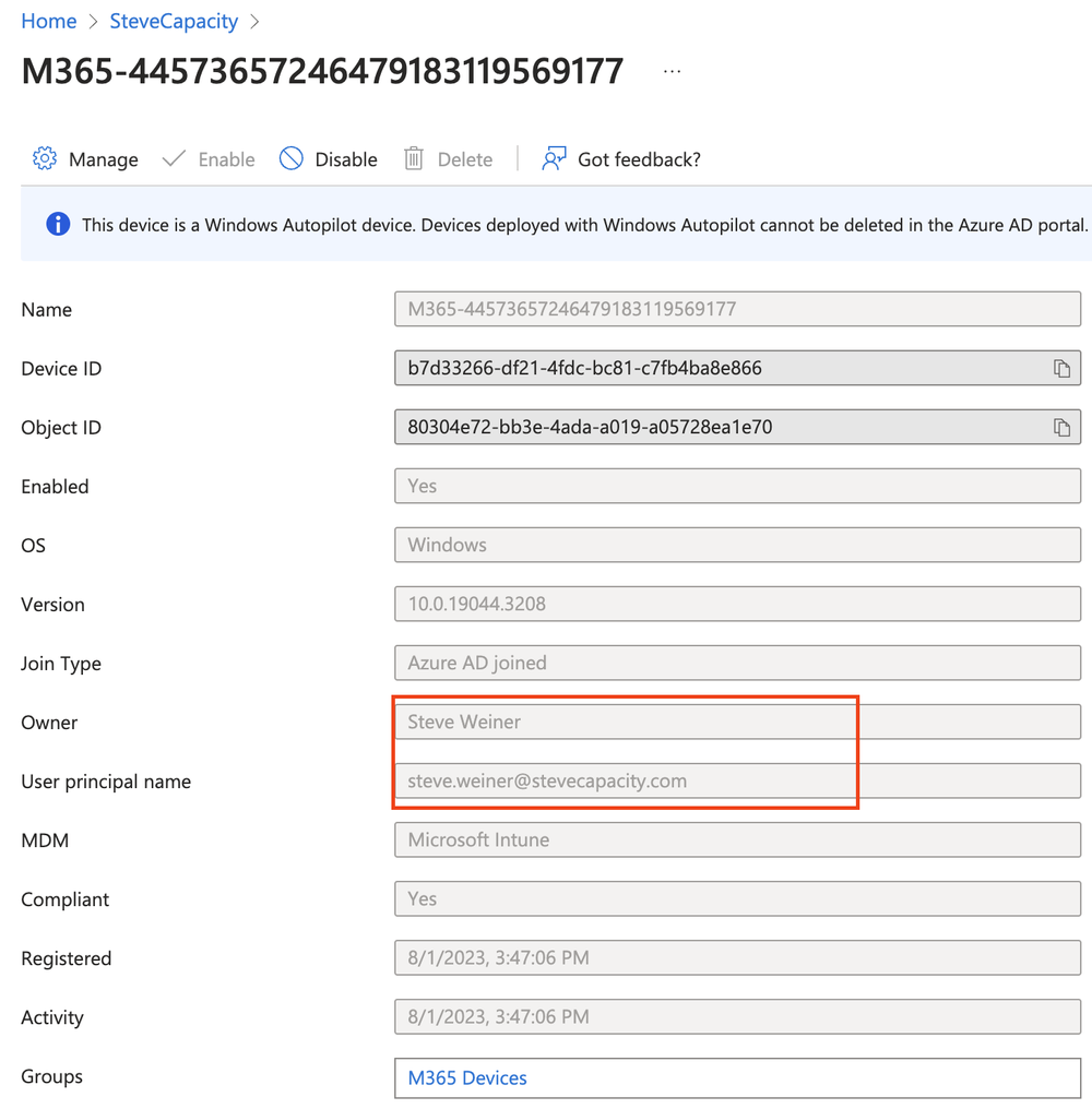 Tenant to Tenant Intune Device Migration Part 5: The Primary User — Rubix