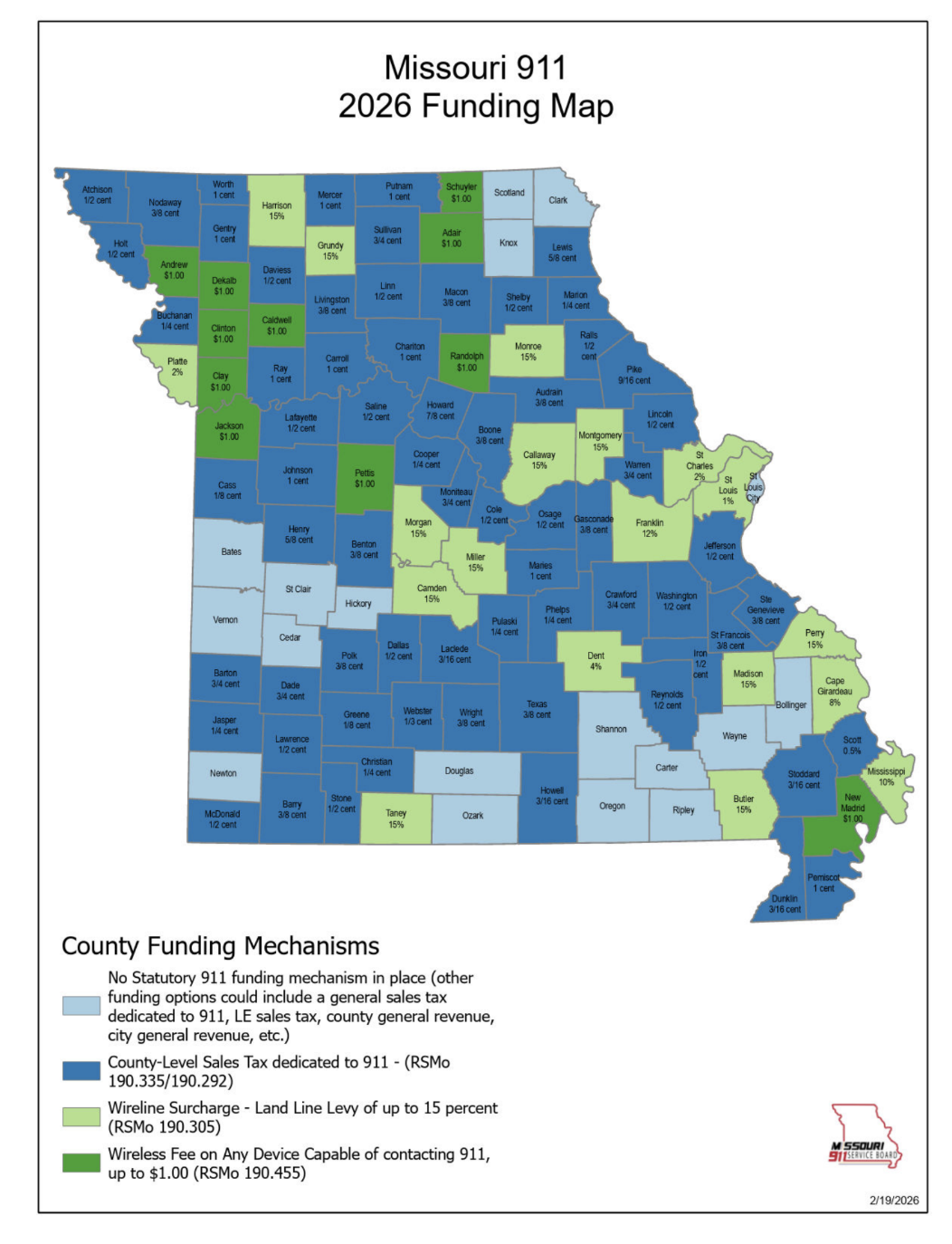 missouri 911 service Board — Missouri 911 Service Board