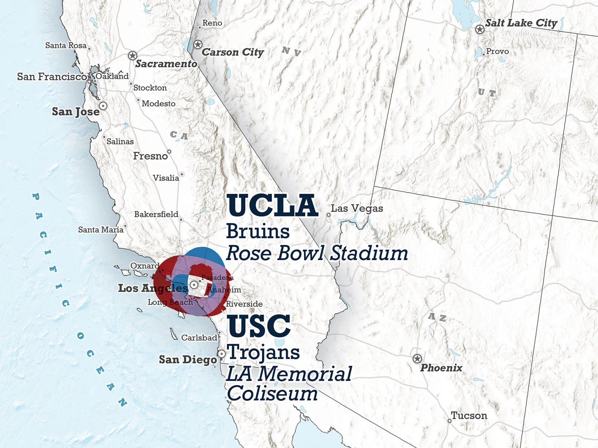 College Football Maps — Zakk Greene