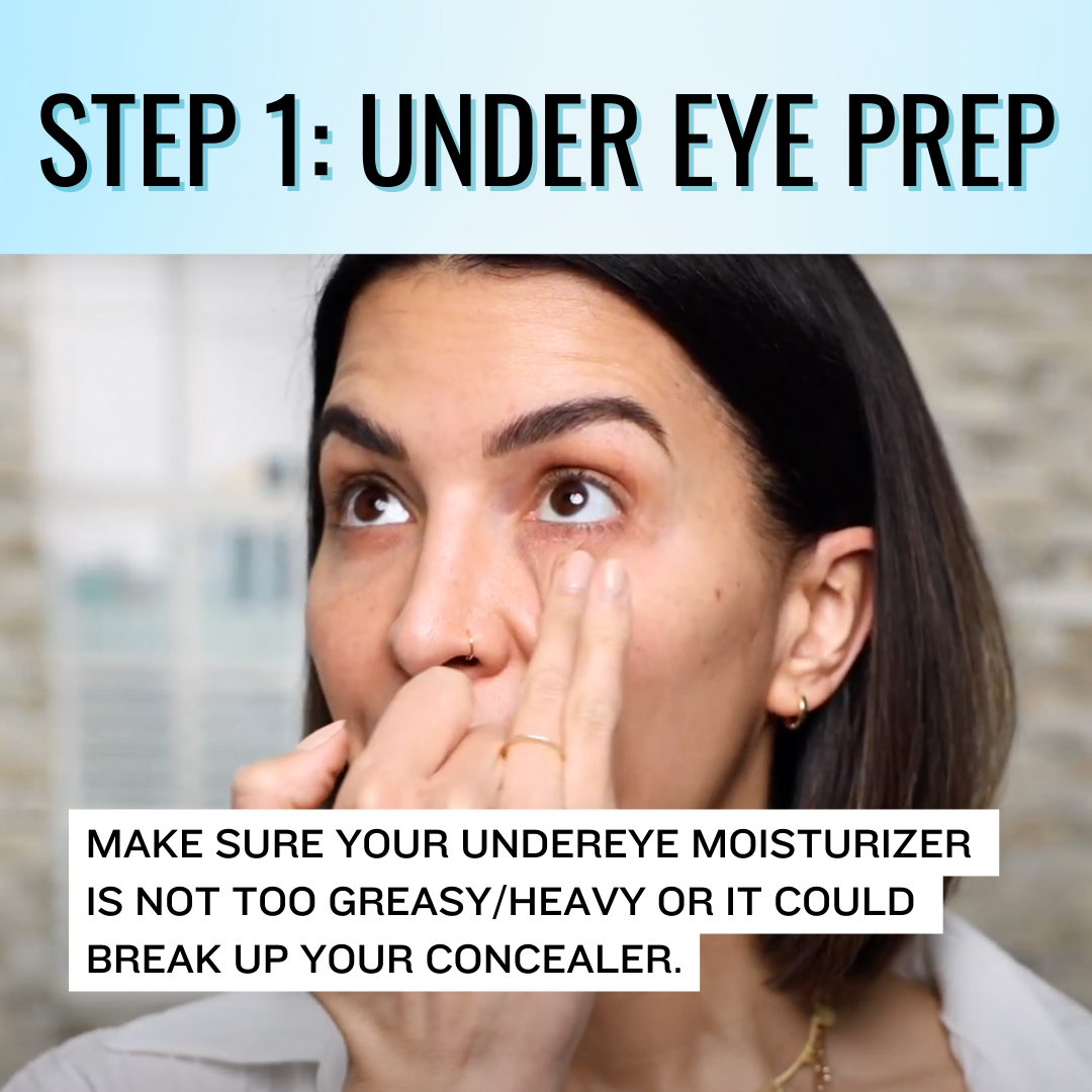 How to Cover Up Under Eye Dark Circles & Stop Concealer from Creasing ...