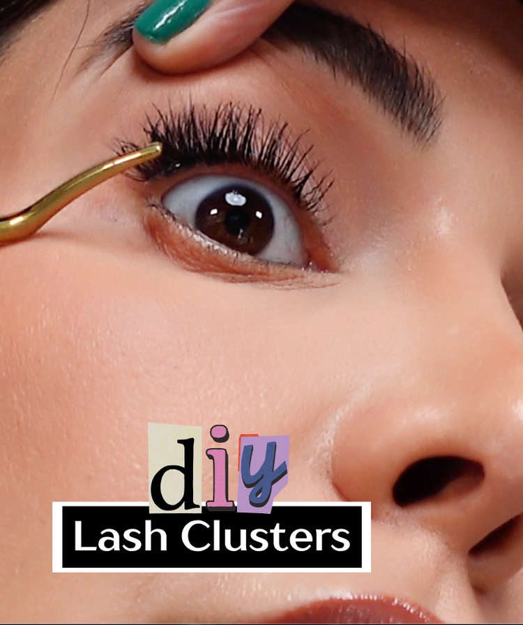 How To Apply Lash Clusters For Beginners | Finally, Up Close and Zoomed ...