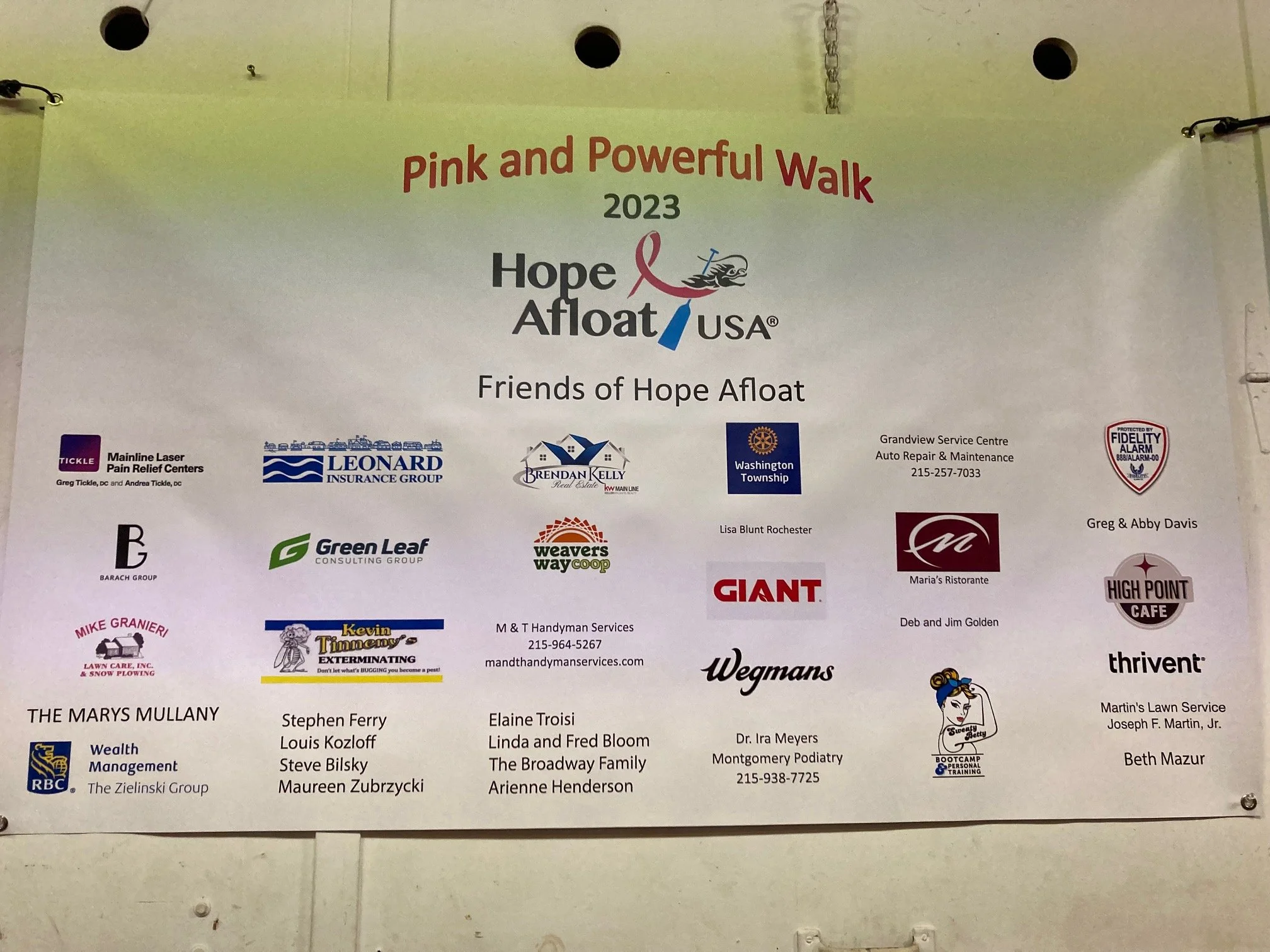 Sponsors — Hope Afloat USA