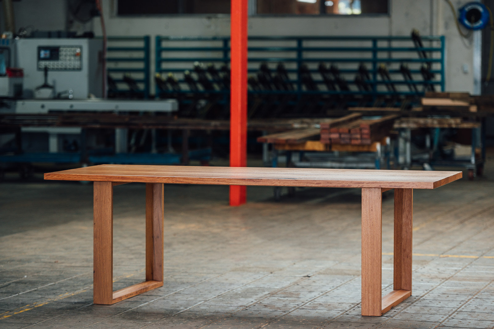 Hoop Leg Table Recycled Timber | Thor's Hammer