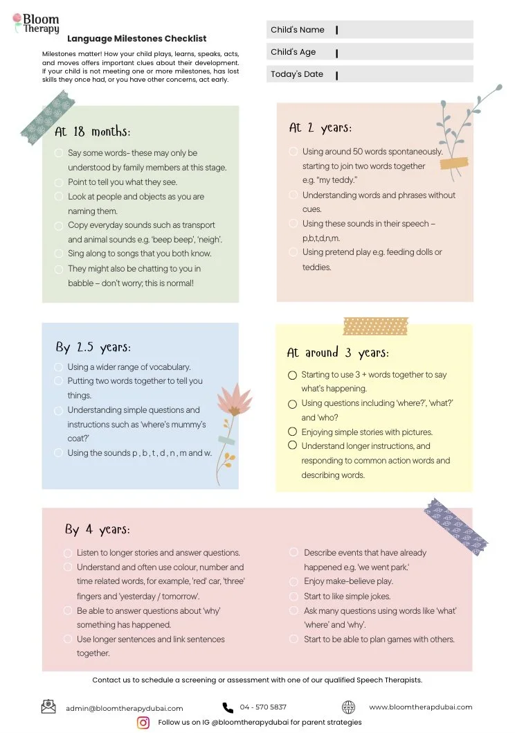 Parent Resources — Bloom Therapy