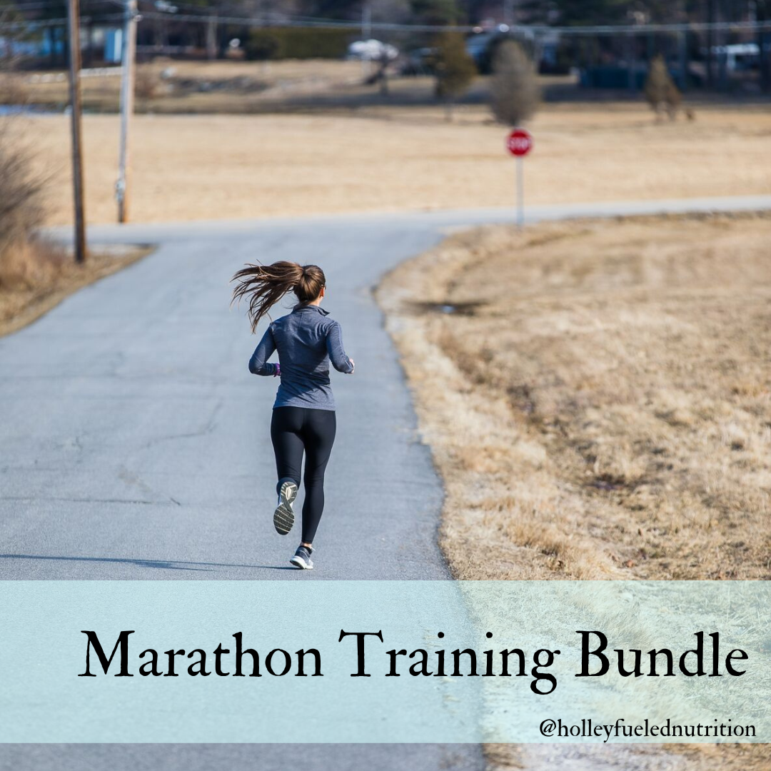 Marathon Training Plan Bundle — Holley Fueled Nutrition