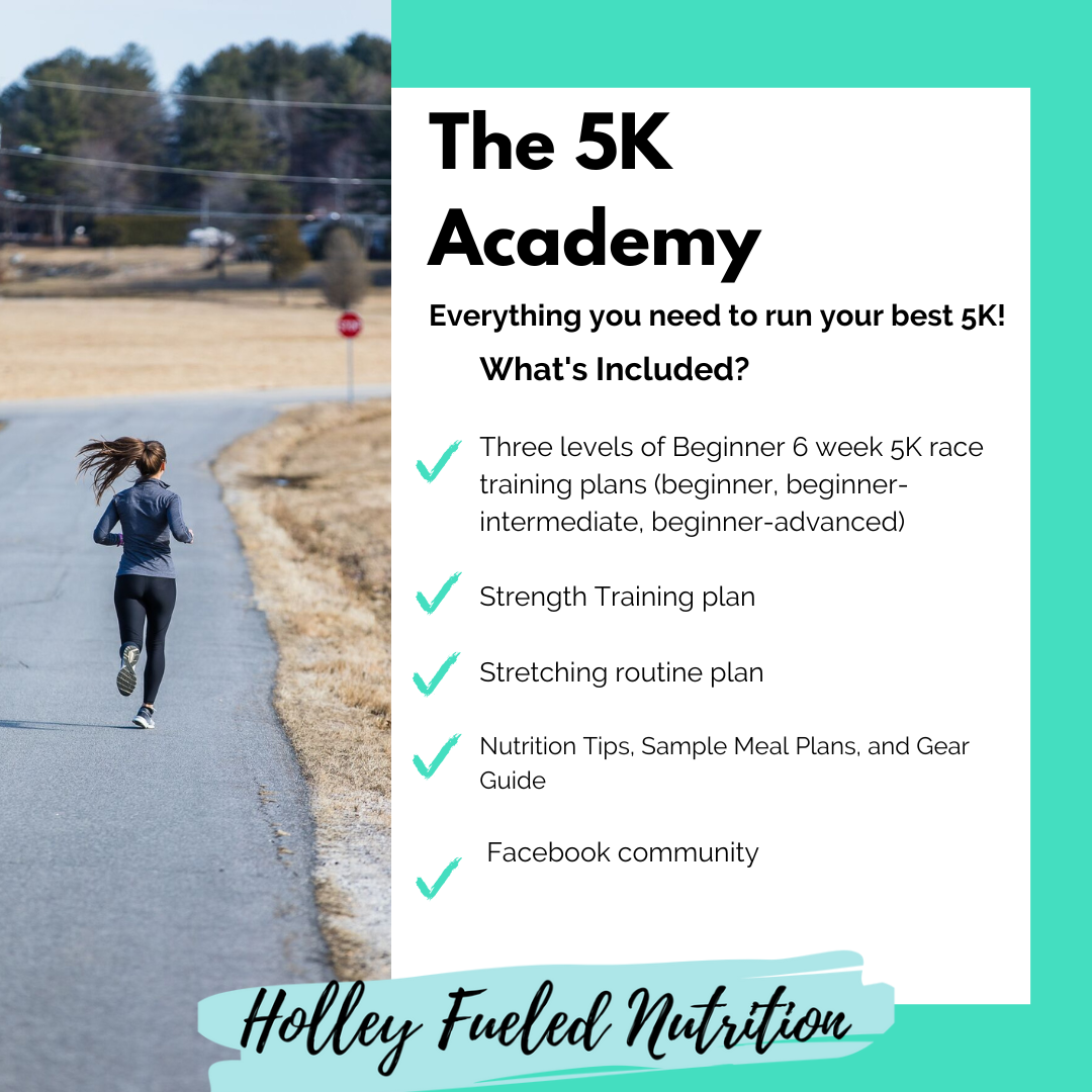 5K Academy Guide and Training Plan — Holley Fueled Nutrition