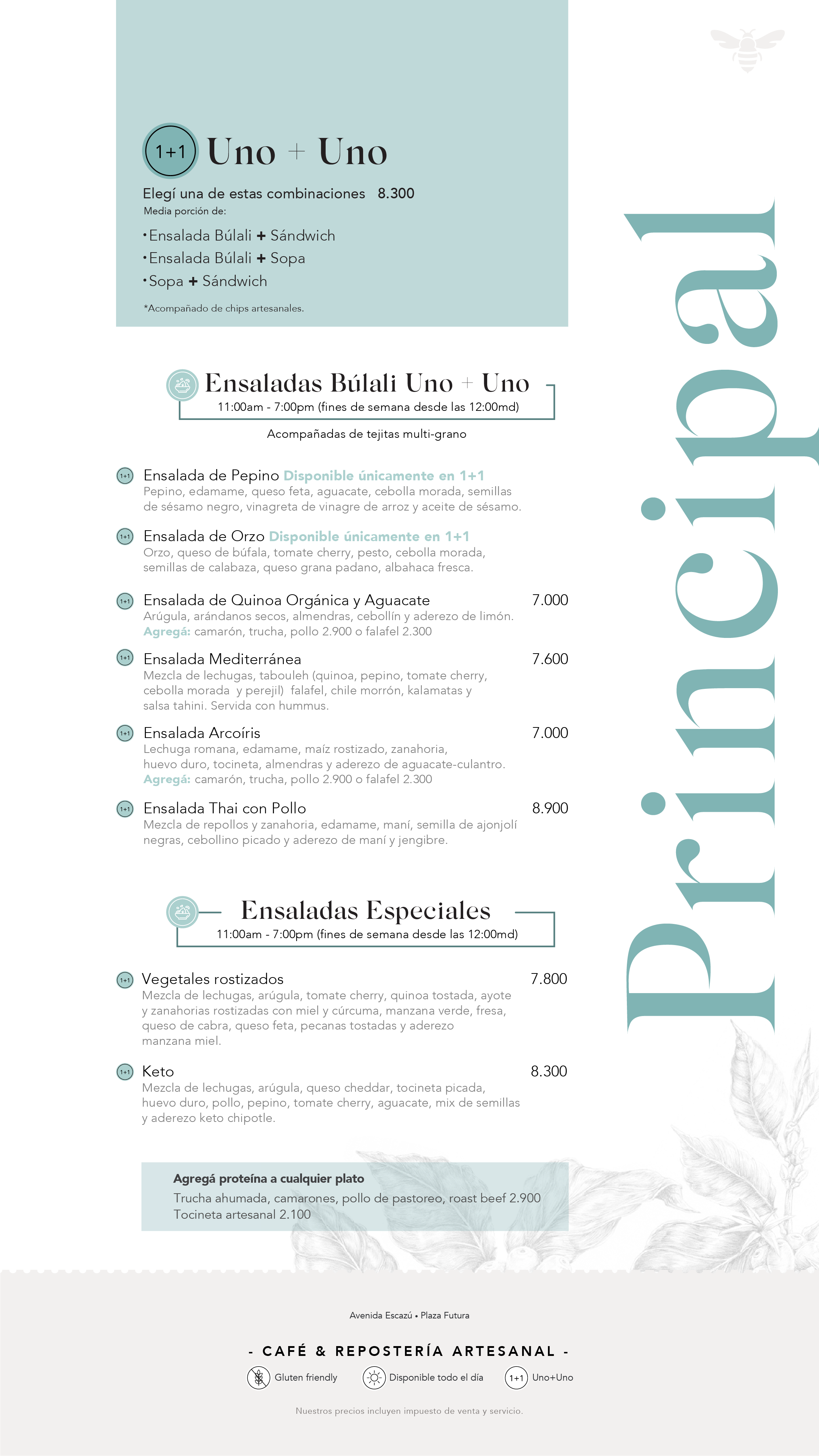 Menú Principal — Búlali