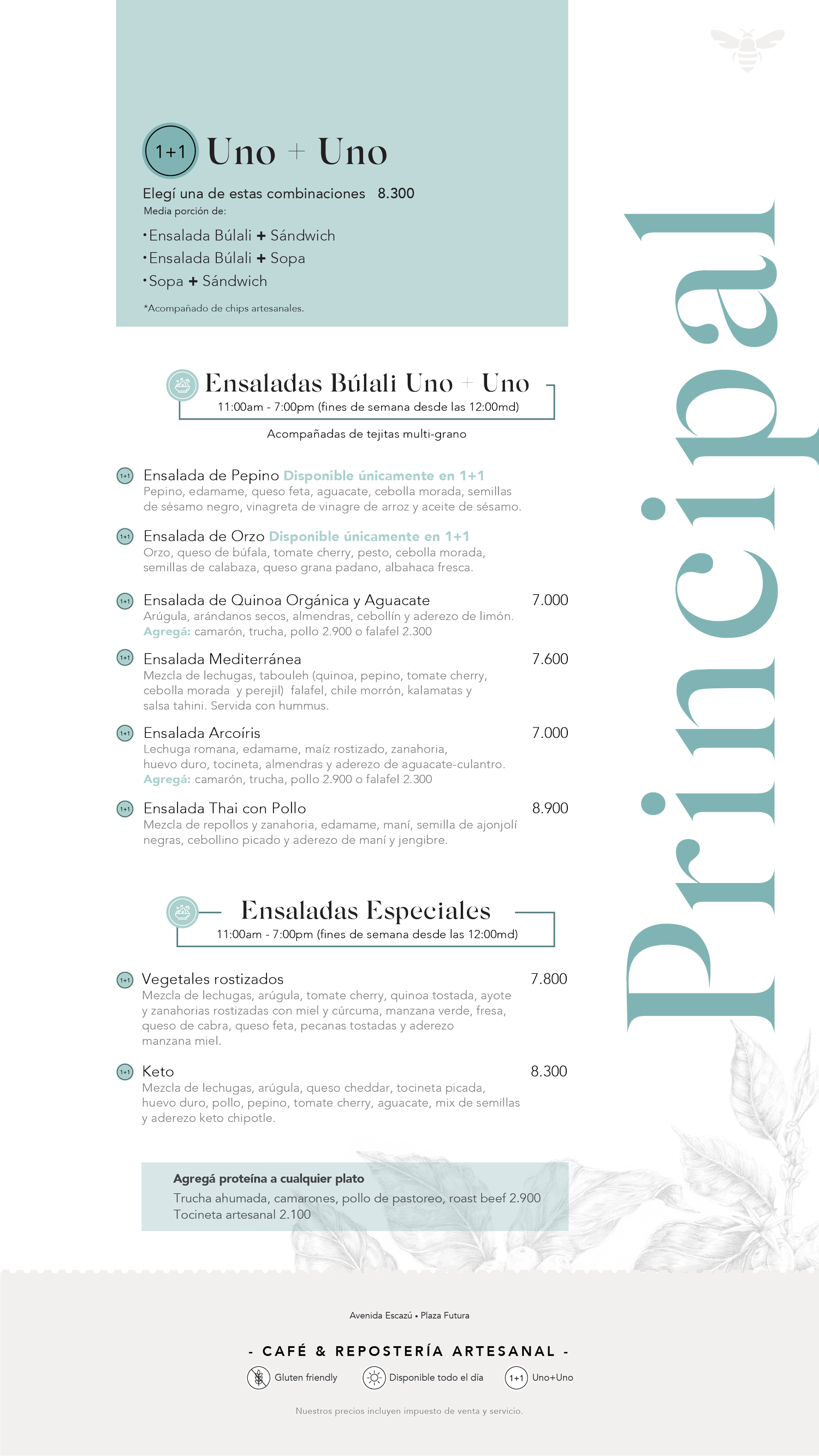 Menú Principal — Búlali