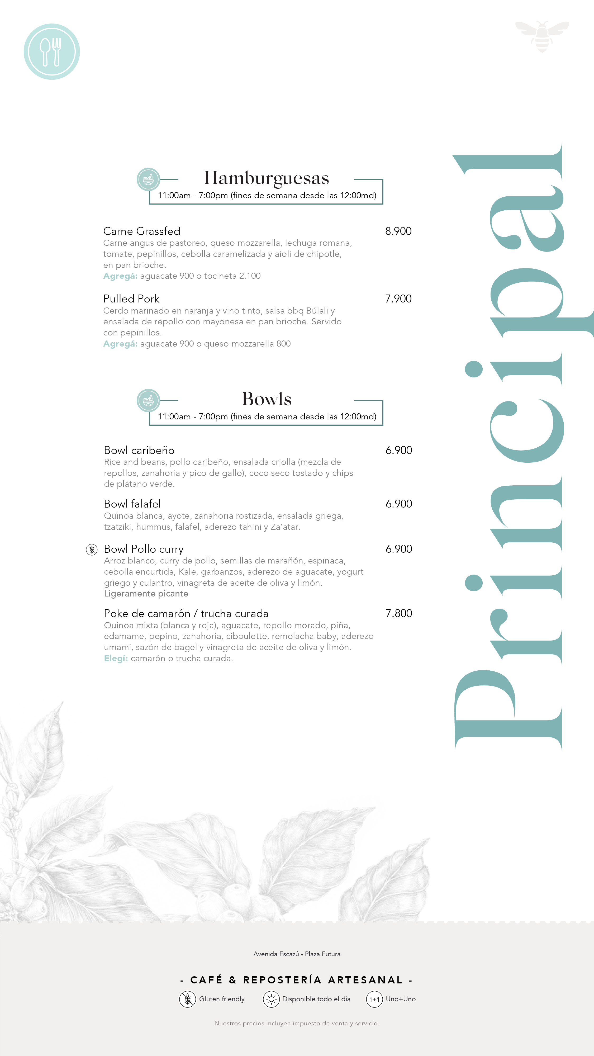 Menú Principal — Búlali