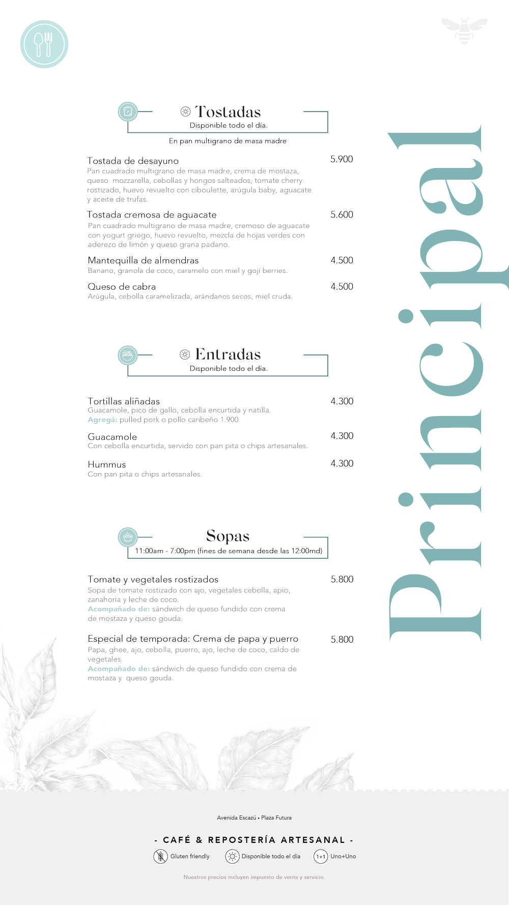 Menú Principal — Búlali