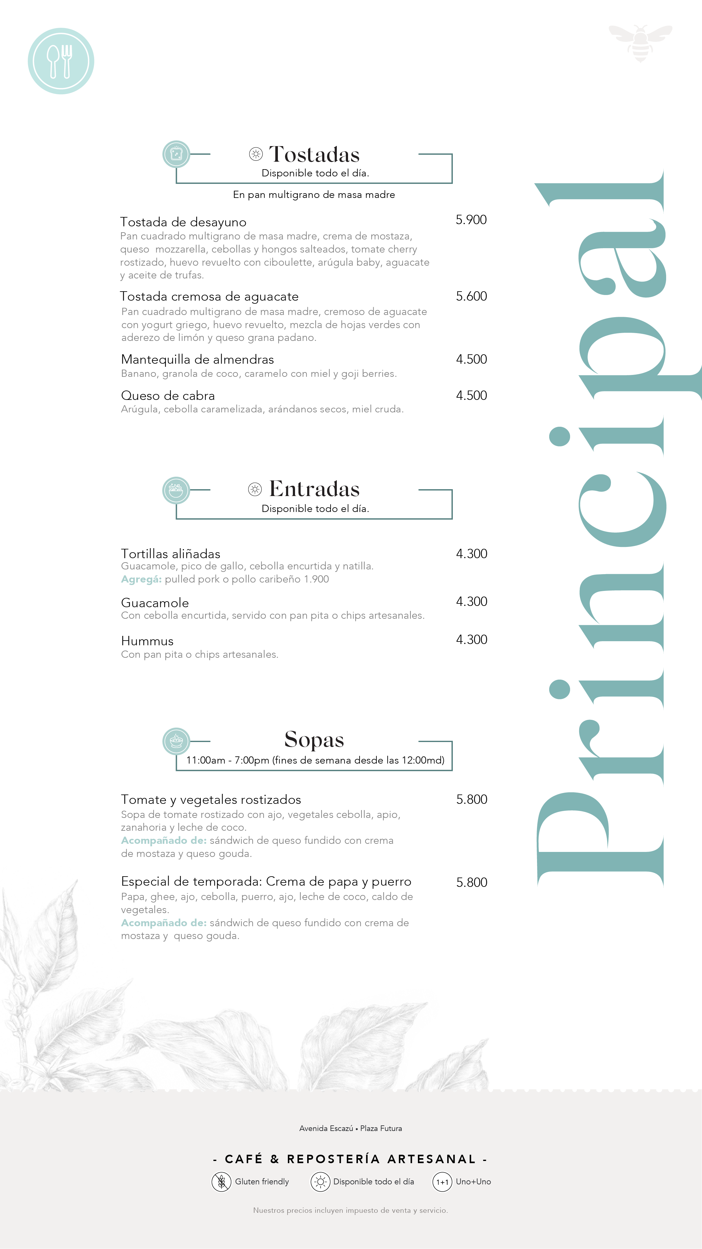 Menú Principal — Búlali