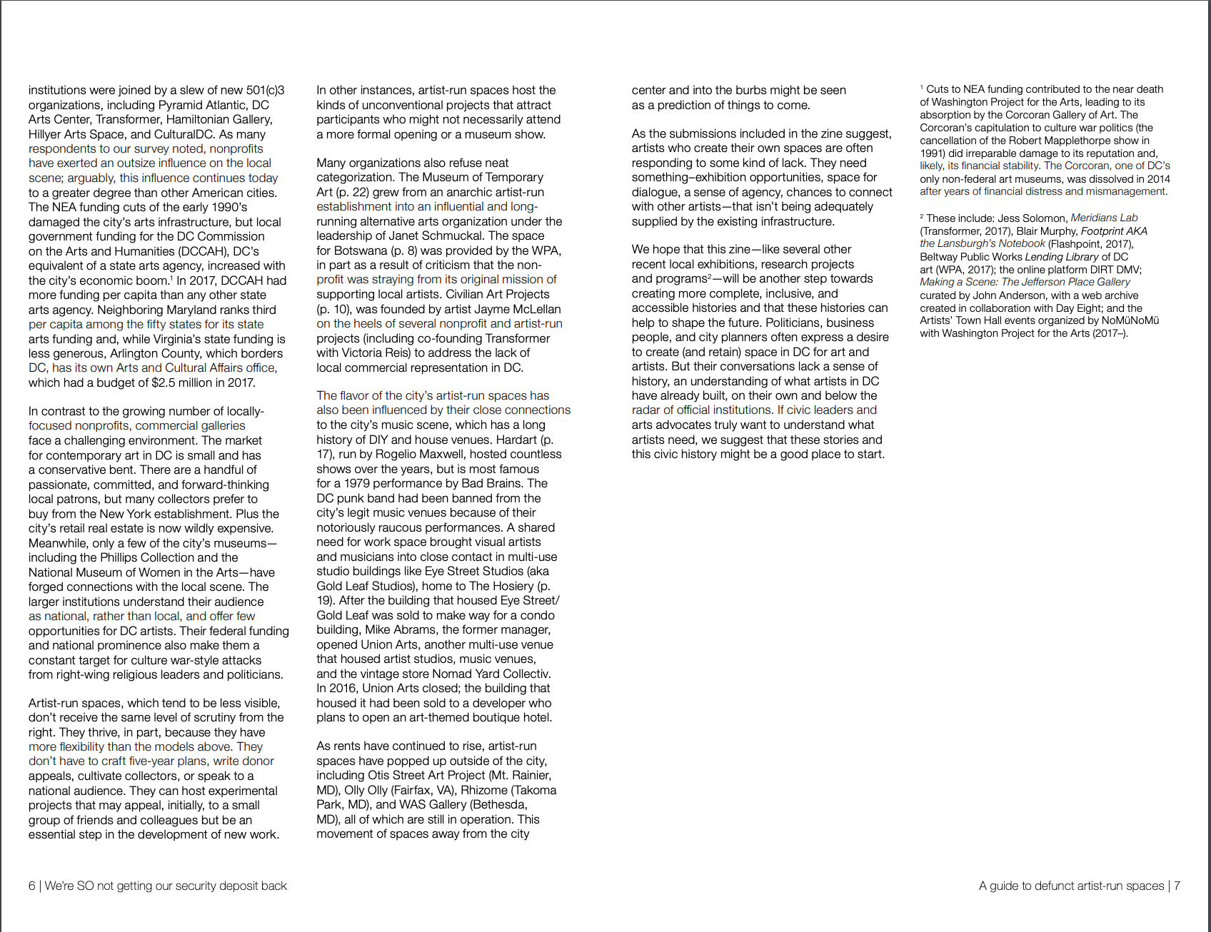 PUBLICATIONS — impractical spaces