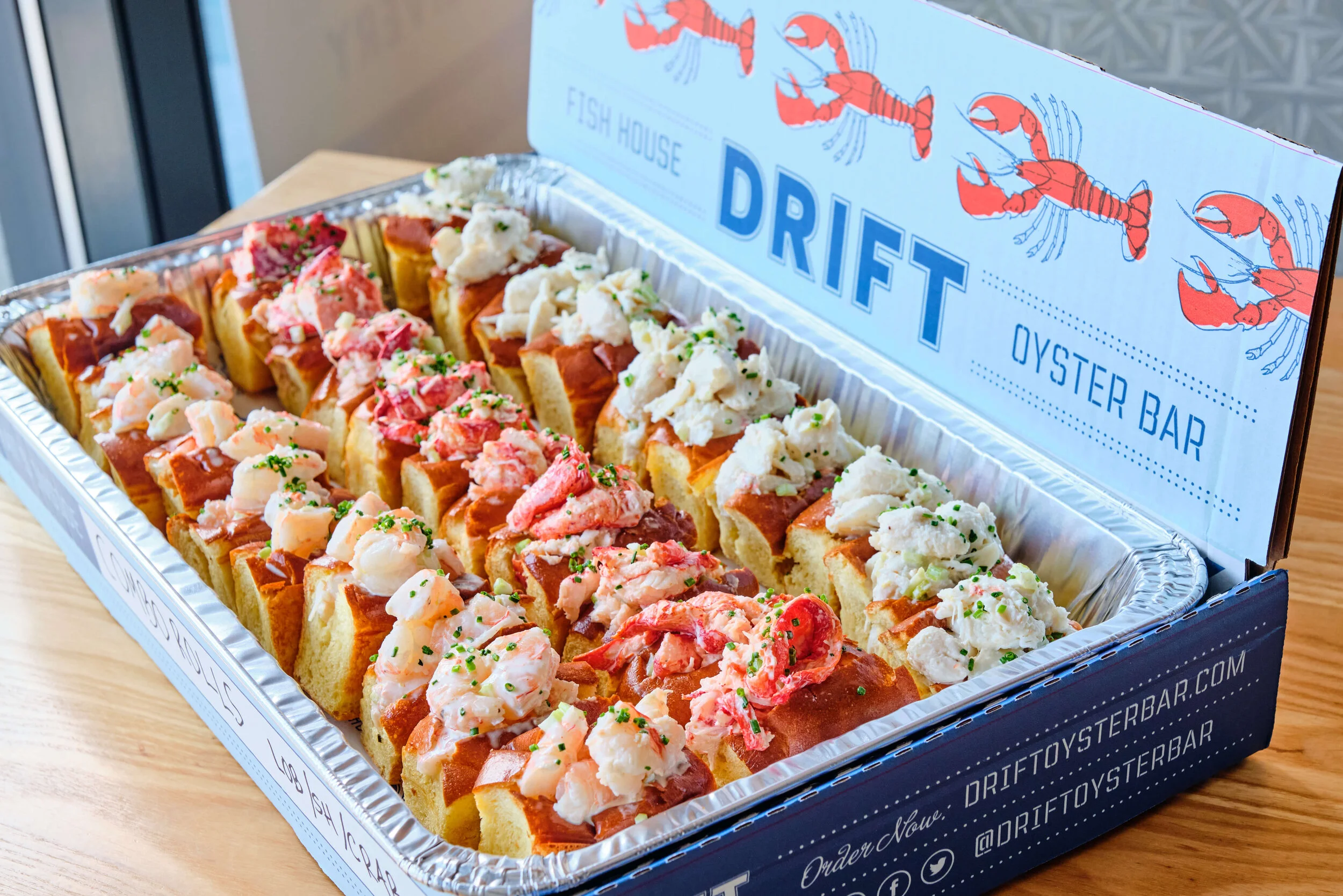 Celebrate the Sea with New Party Trays from Drift Fish House & Oyster ...
