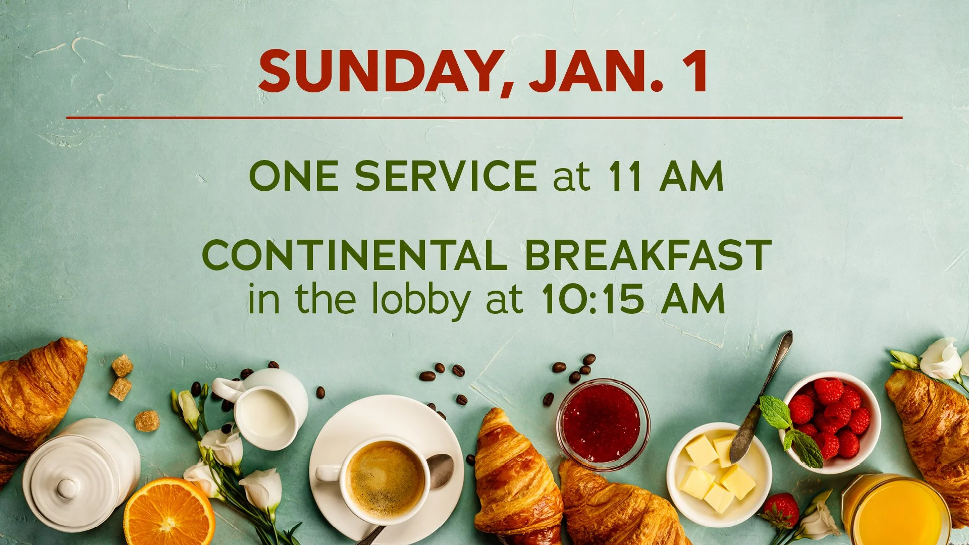 Sunday, January 1 - Continental Breakfast — McBIC • Mechanicsburg ...