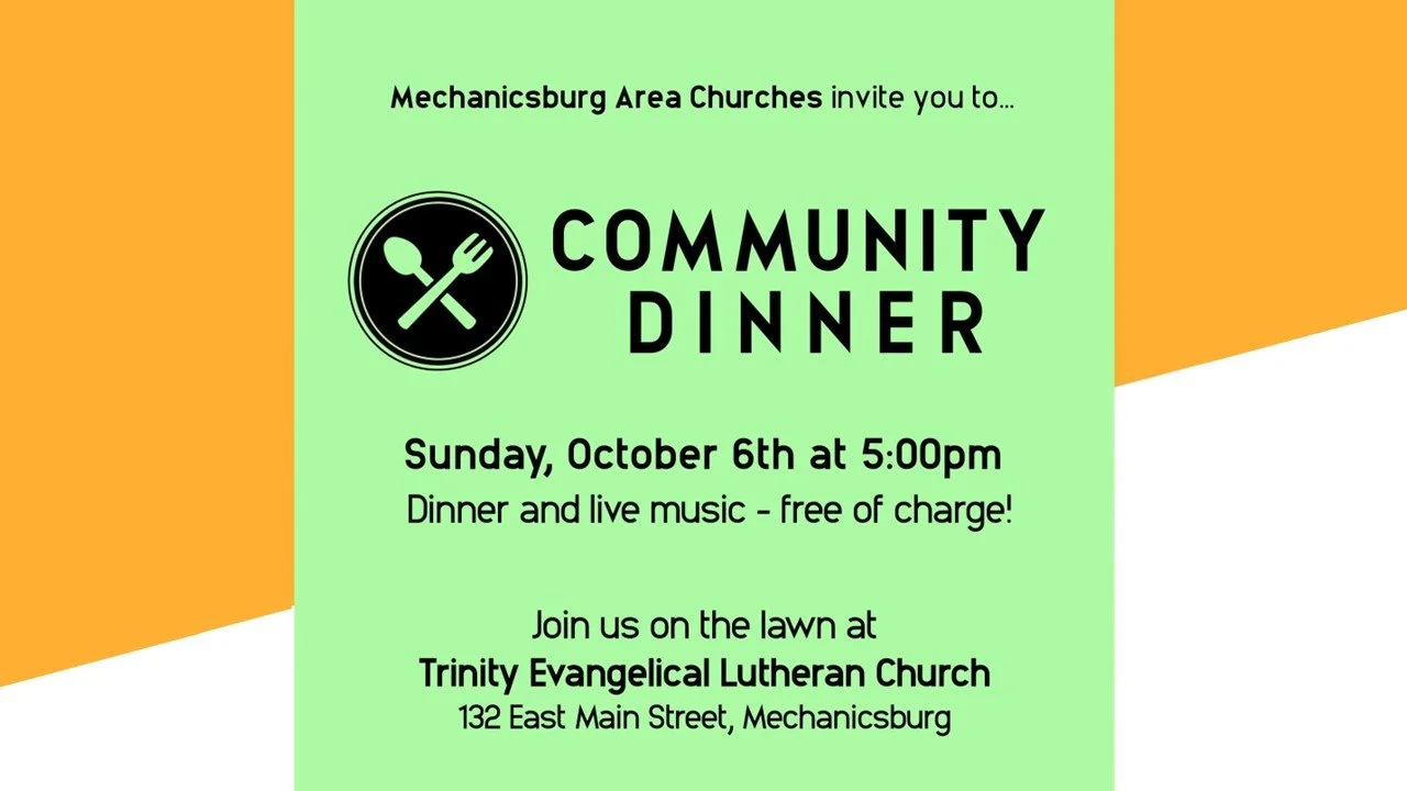 Community Dinner — McBIC • Mechanicsburg Brethren in Christ Church