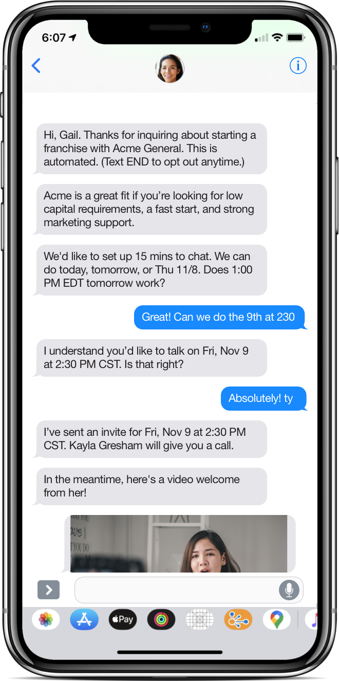 How to create video links that work well in texts — Lumin.ai