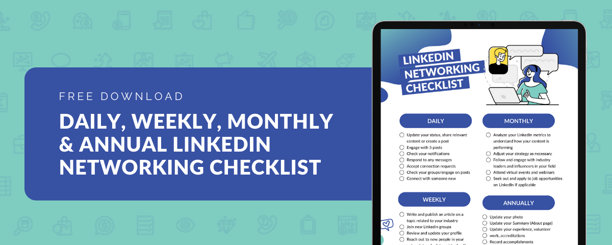 Daily, weekly, monthly, and annual checklist for Linkedin — KA Social Media