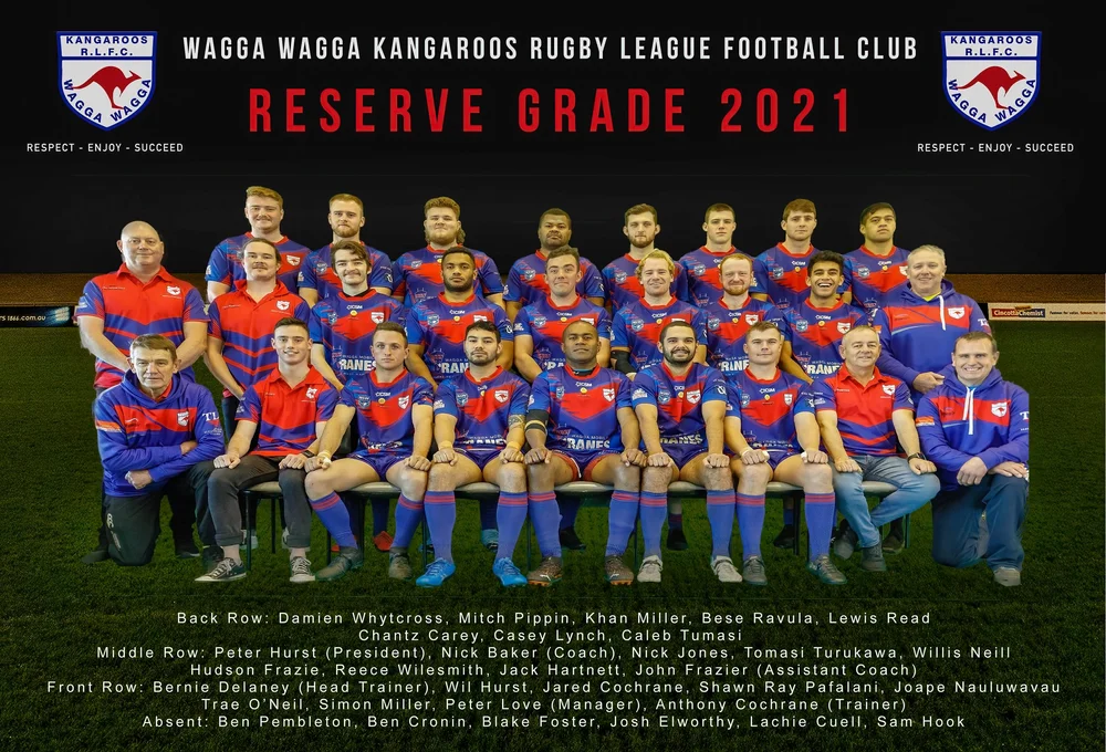 Reserve Grade — Kangaroos Rugby League Football Club Wagga Wagga