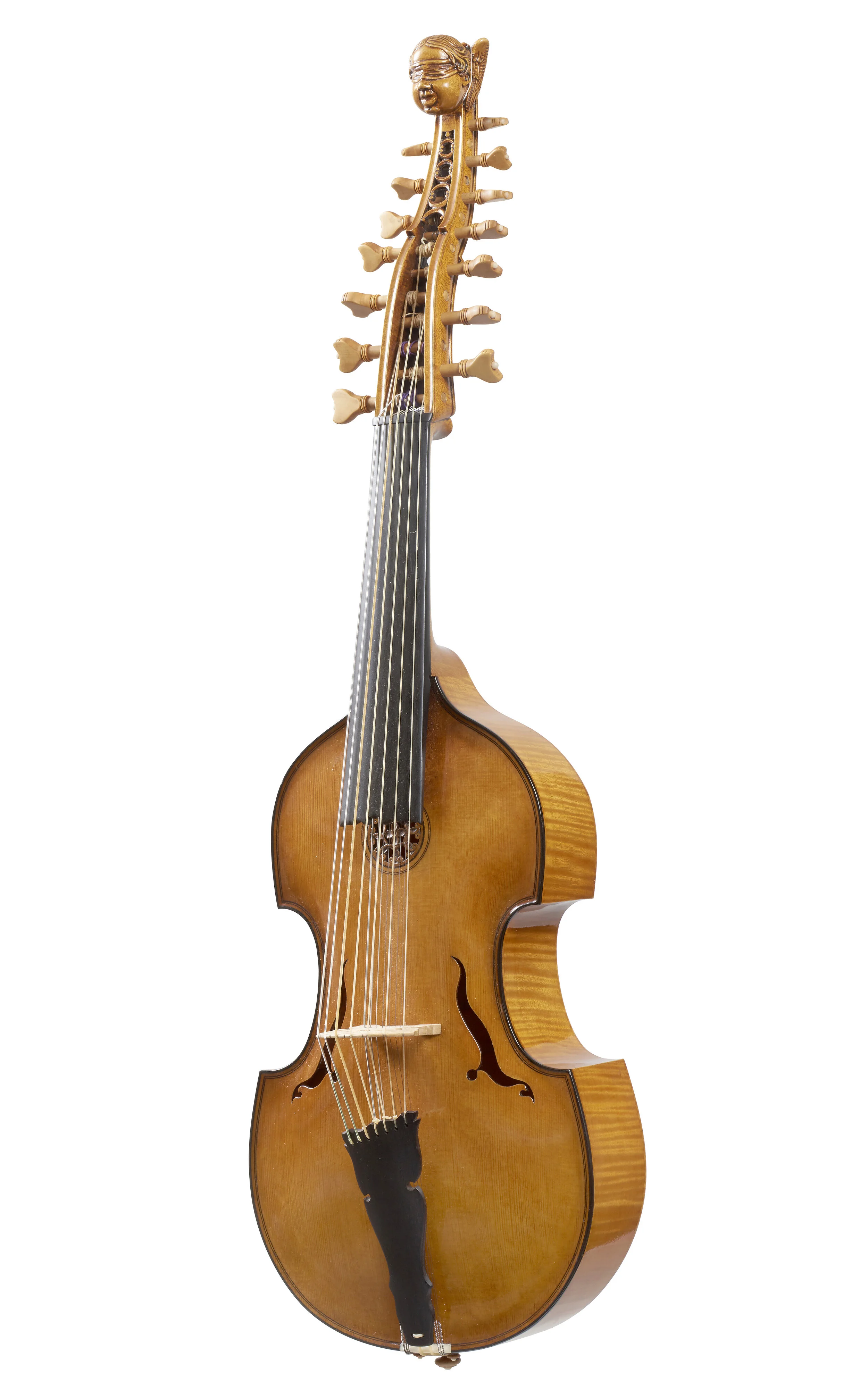 'Clifton' 7/7 Viola d'amore 2017 — Jonathan Hill Instrument Maker