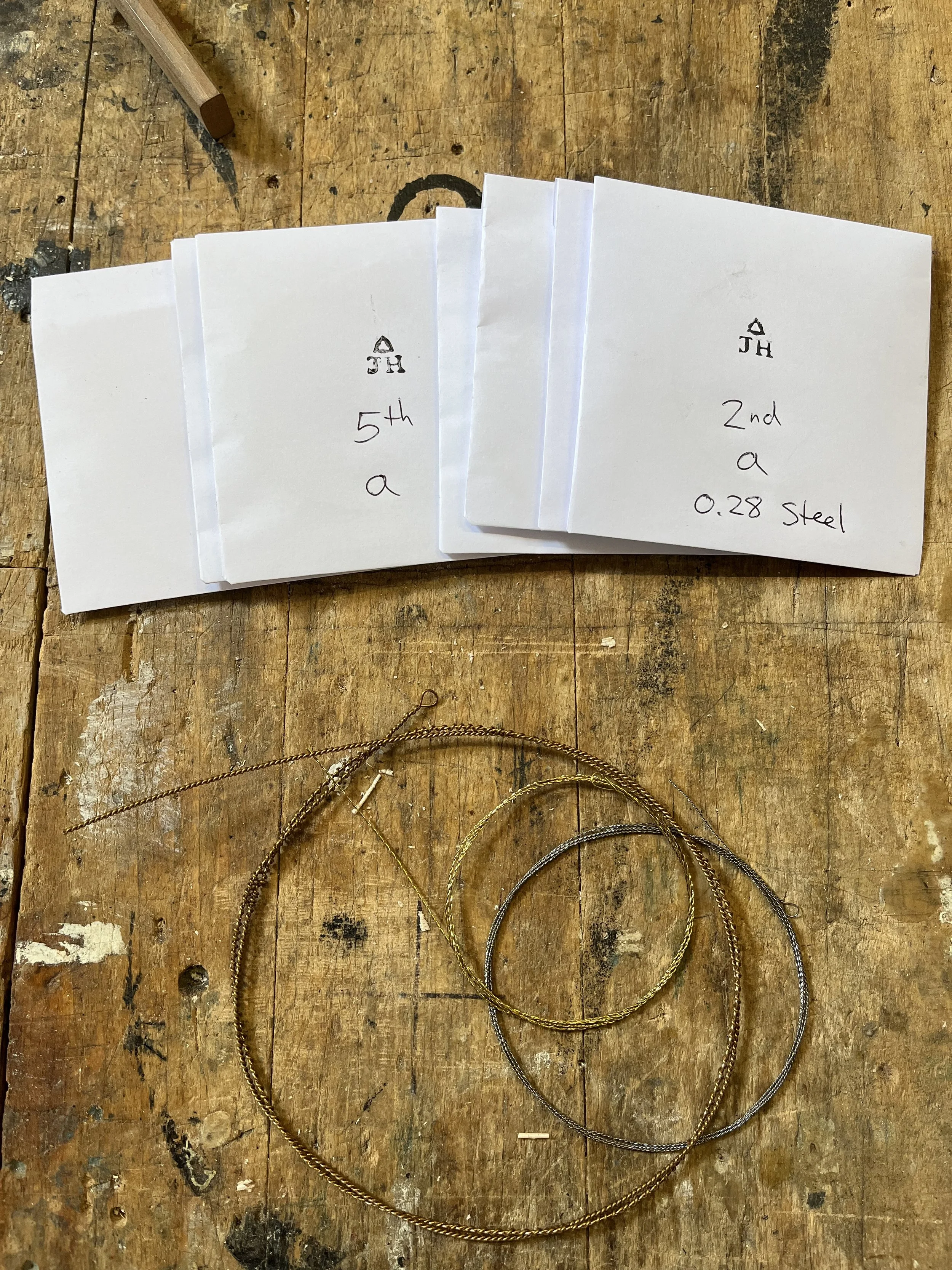 Handmade wire sympathetic resonant strings for any instrument ...