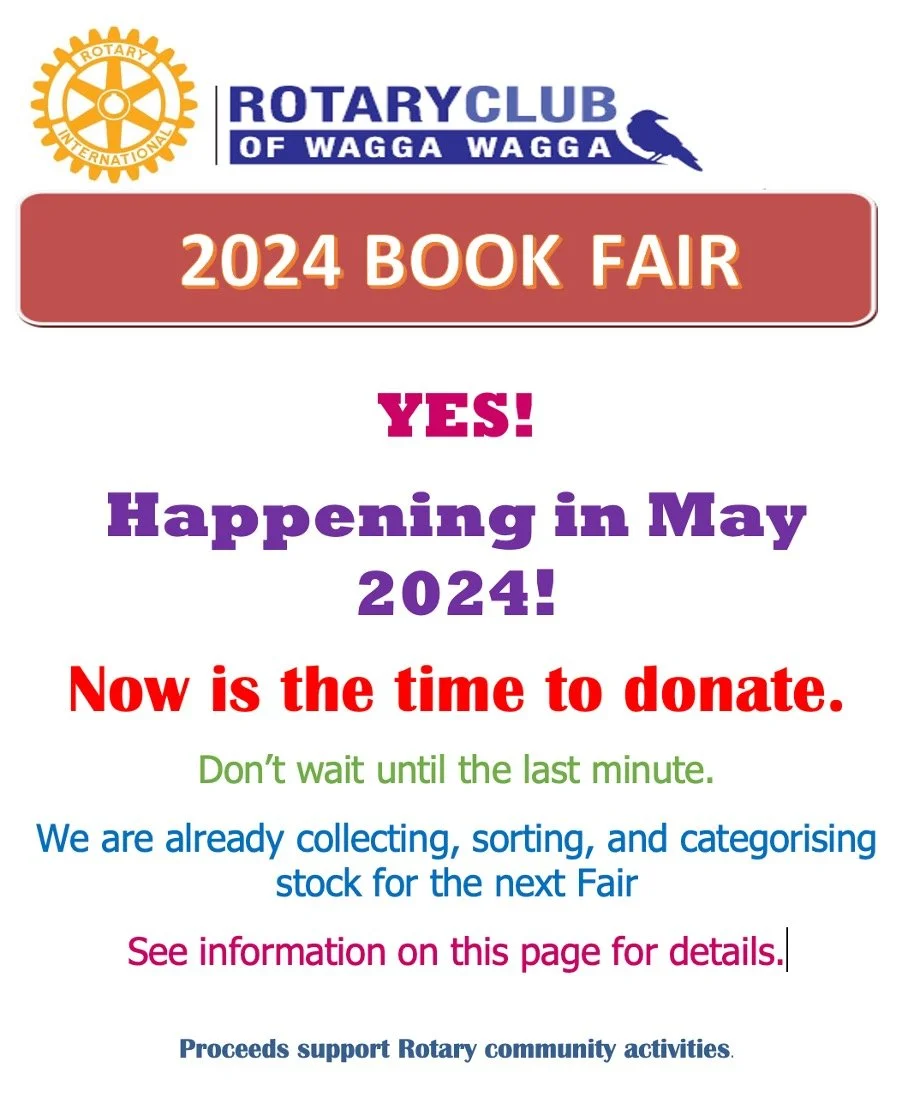 Book Fair — Rotary Club of Wagga Wagga