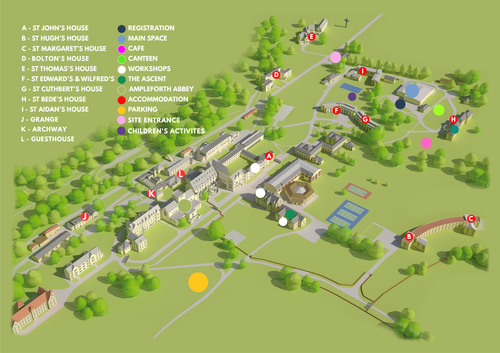 Ampleforth Map — Youth 2000