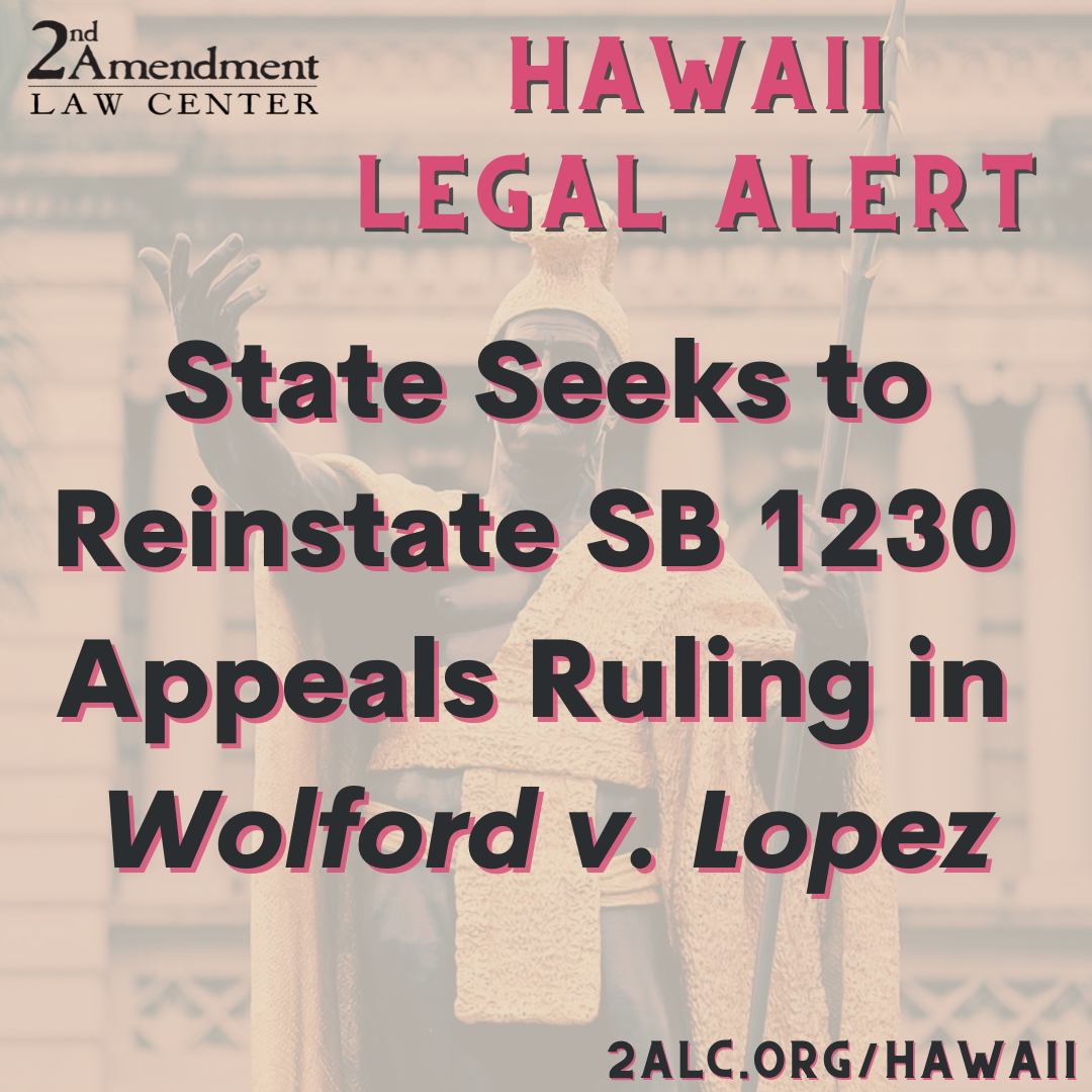 Hawaii — Second Amendment Law Center