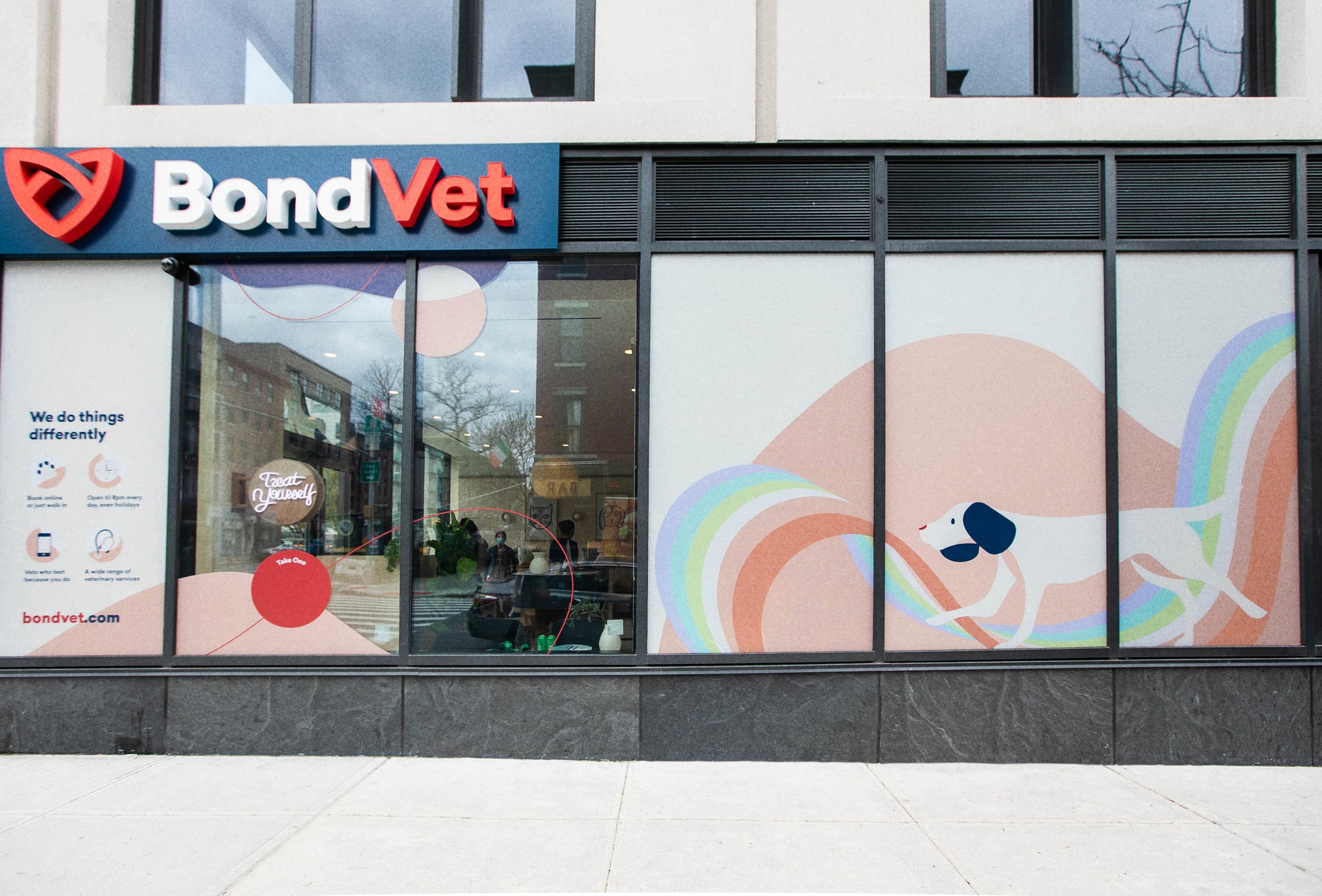 Bond Vet Window Design for Pride Month — Manureva Studio - Branding ...