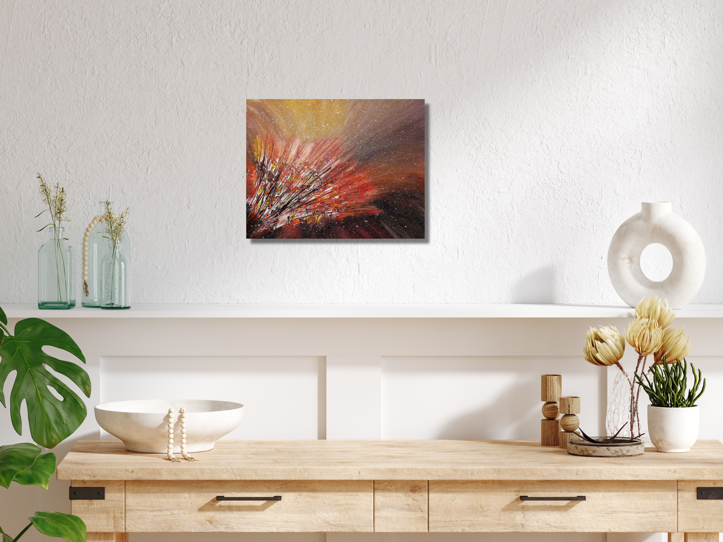Solar- Abstract Acrylic Painting Inspired by Solar Physics | Roy P ...