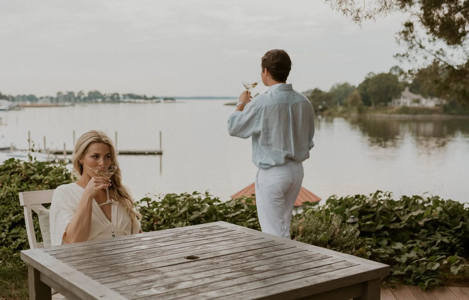Ellery and Sam: An Intimate, Vintage Engagement Shoot on the River ...