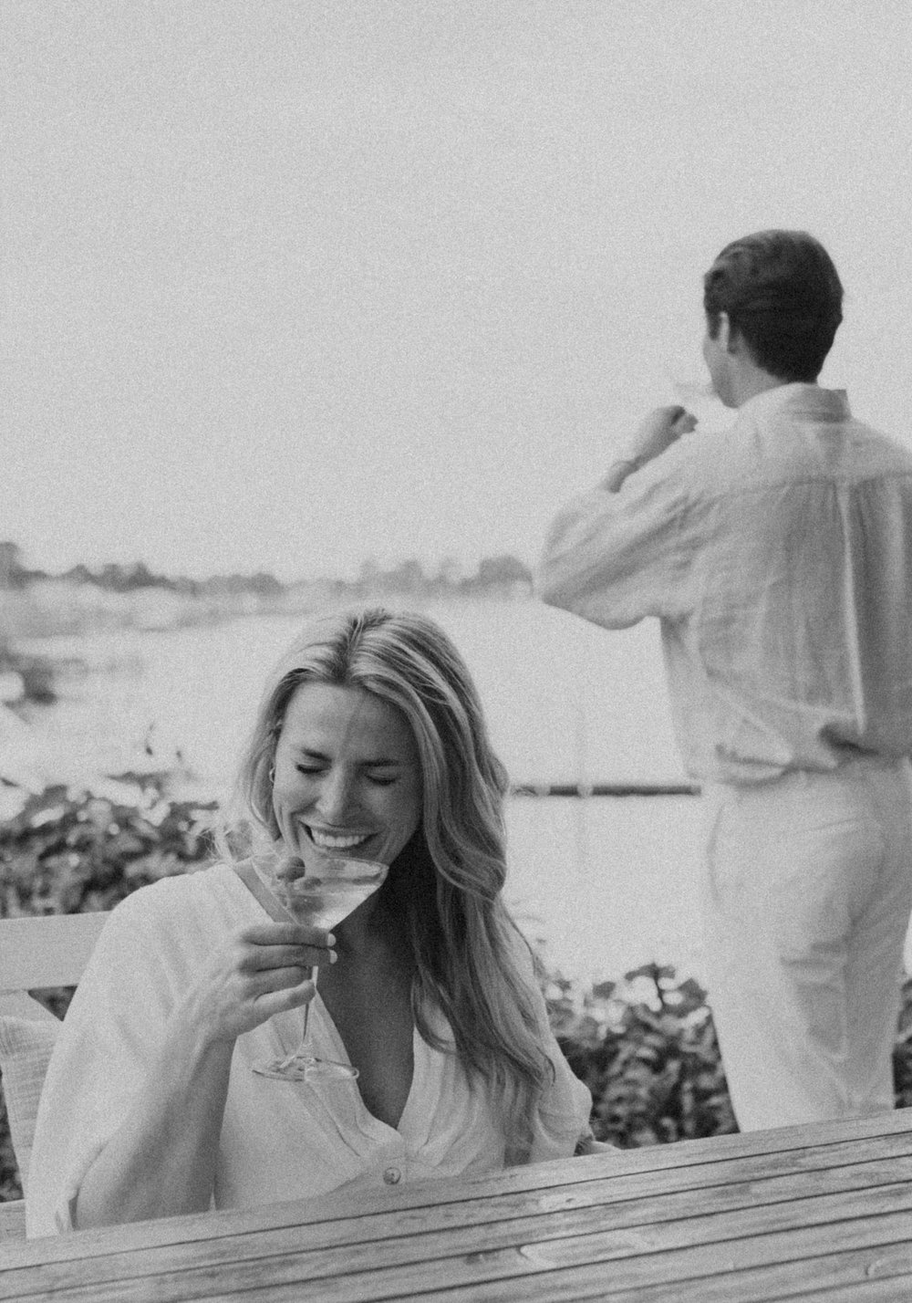 Ellery and Sam: An Intimate, Vintage Engagement Shoot on the River ...
