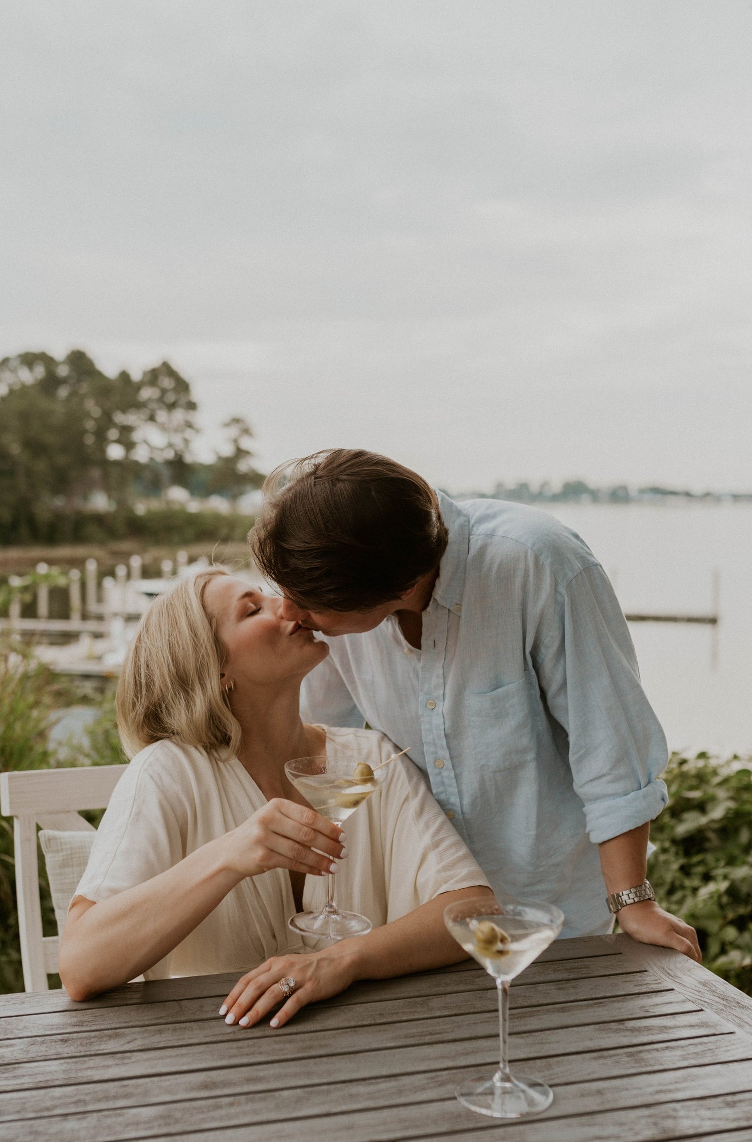 Ellery and Sam: An Intimate, Vintage Engagement Shoot on the River ...