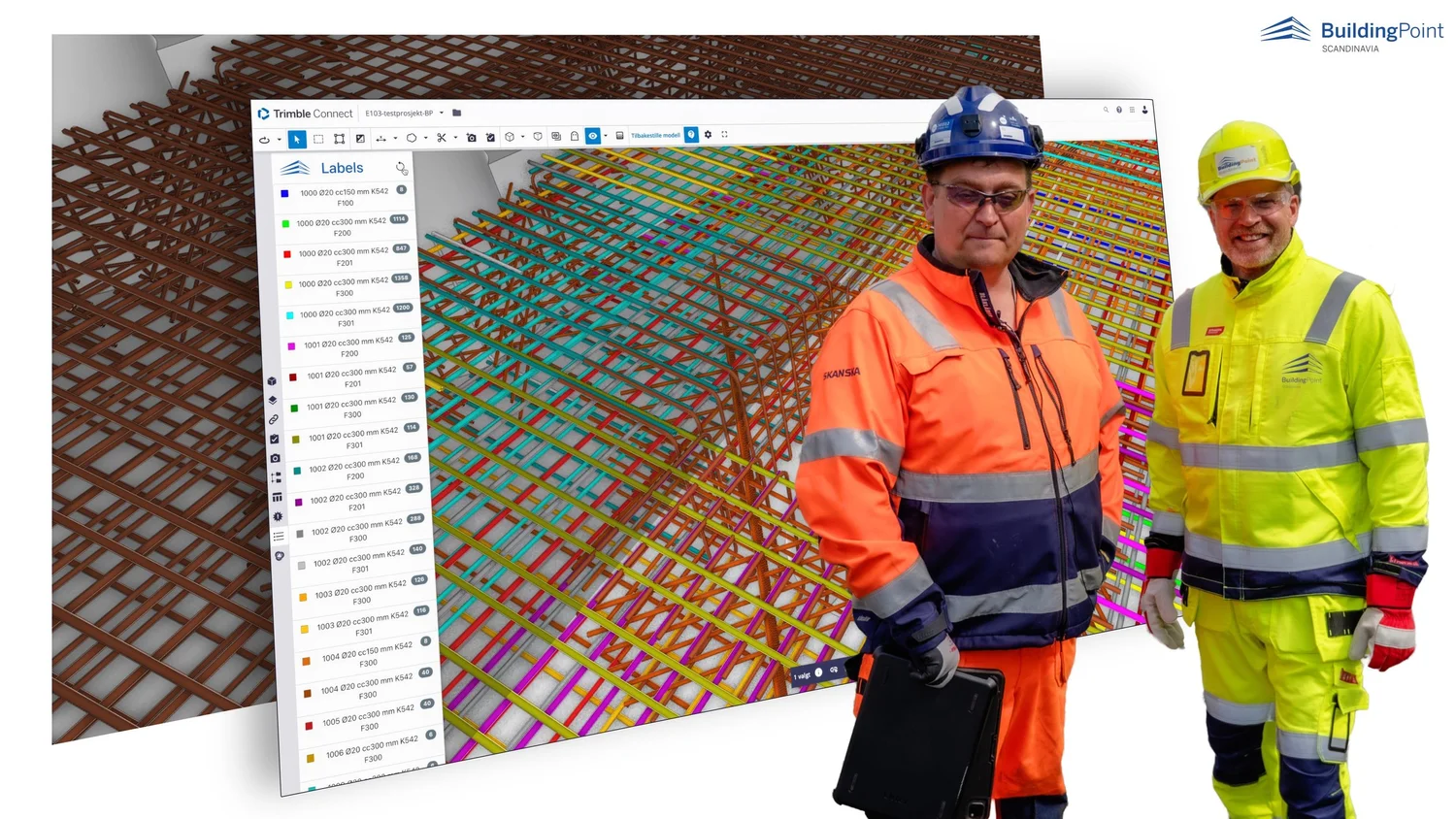 Rebar Labels extension for Trimble Connect - version 2.0 out now ...