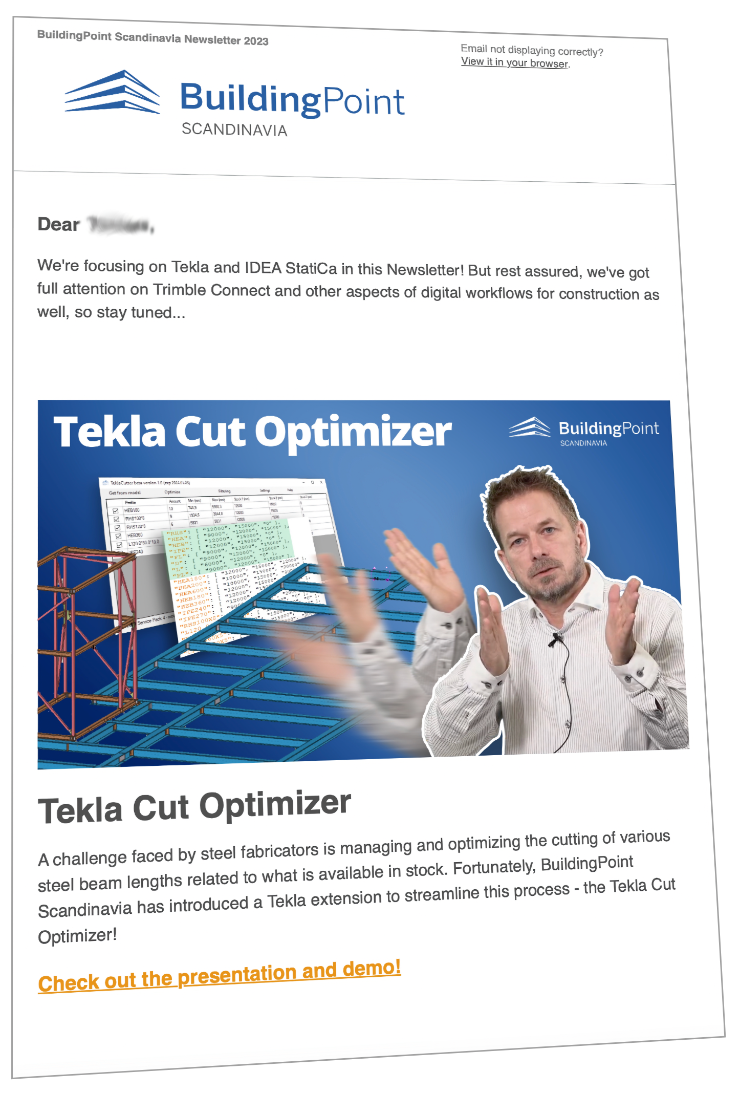 Tekla Care Program | BuildingPoint Scandinavia