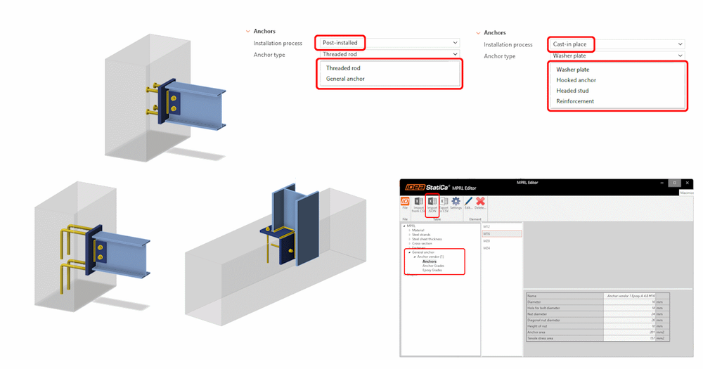 Anchoring in IDEA StatiCa 25.1—A complete workflow for steel-to ...