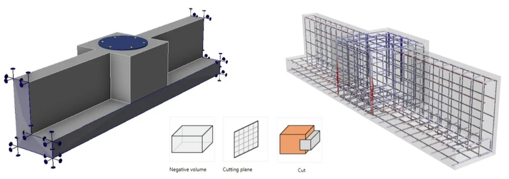 New modeling operations in IDEA StatiCa DETAIL lets you analyze more complex anchoring designs ...