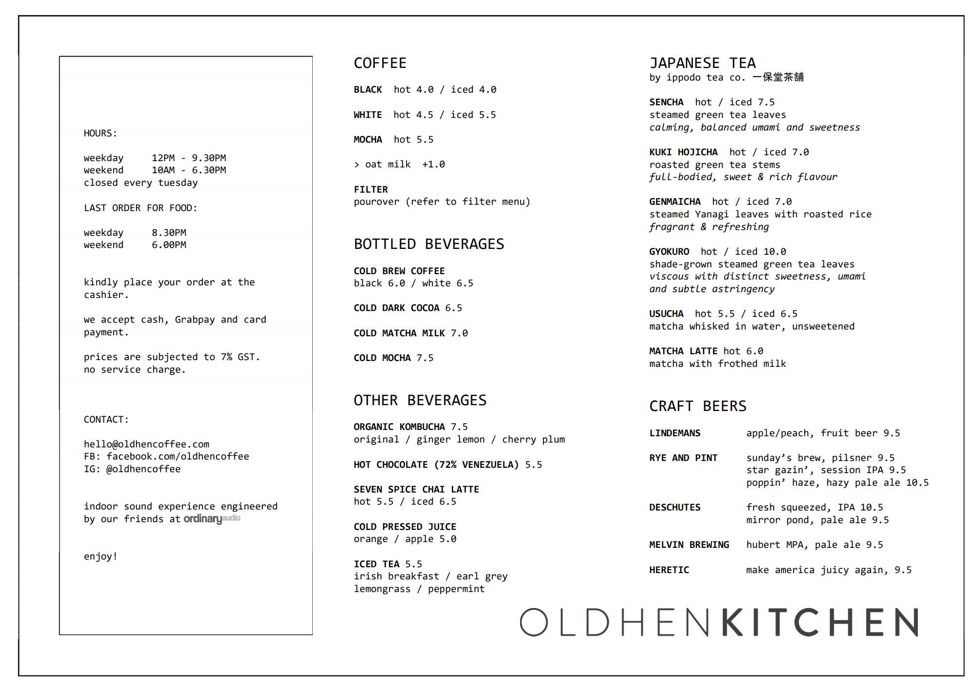 BELLY UP Reviews Singapore's Dog-Friendly Cafes: Old Hen Kitchen — BELLY UP