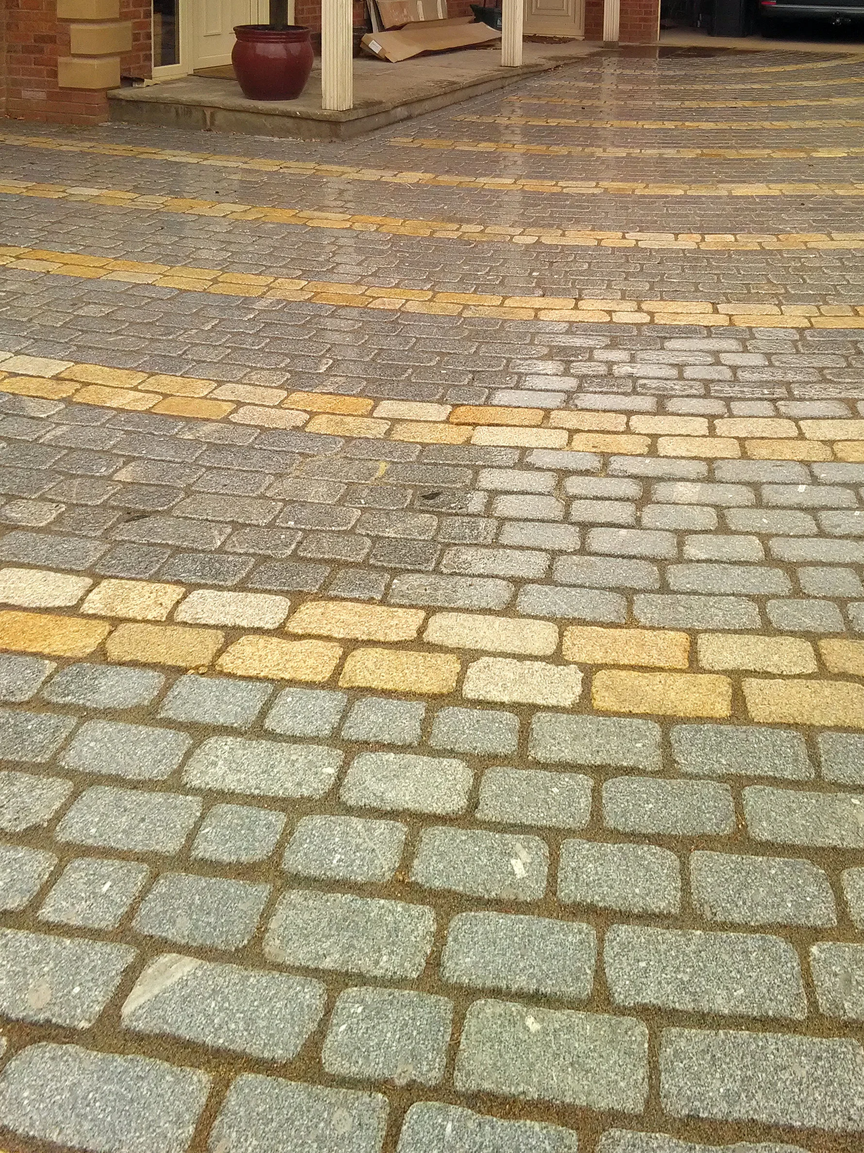 Granite sett drive — Bottle Kiln Design