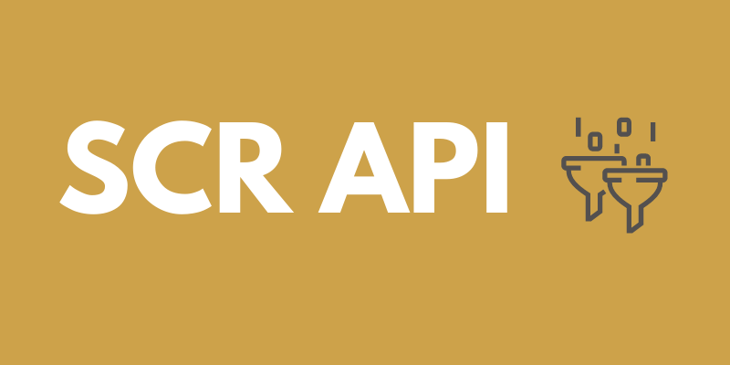 SCR web app