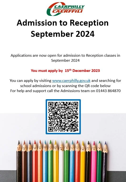 Rhydri Nursery Parents - Admission to Reception September 2024 — Bedwas ...