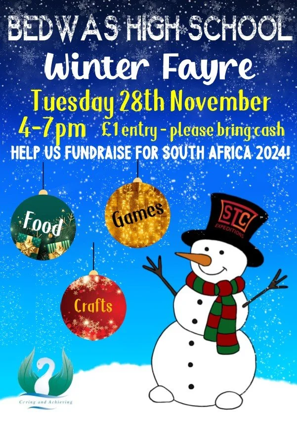 Winter Fayre at Bedwas High School — Bedwas and Rhydri Federated